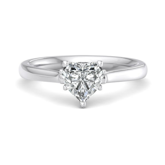 Alor Jewel 1.5 Ct Heart Cut Solitaire with Accents and Cathedral ...