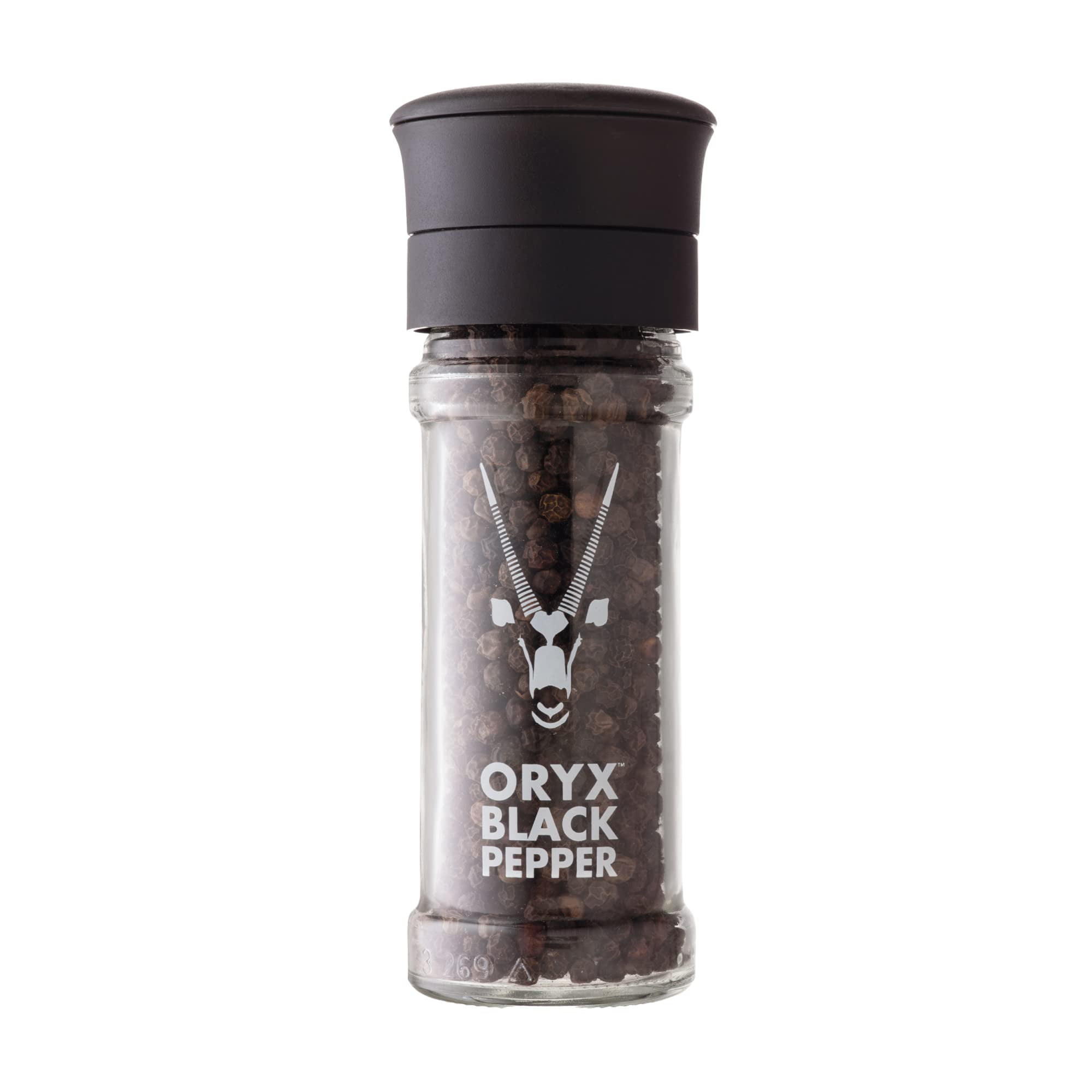 Oryx Black Pepper MFF30 - 1.26oz - Manual Refillable with Premium Whole ...