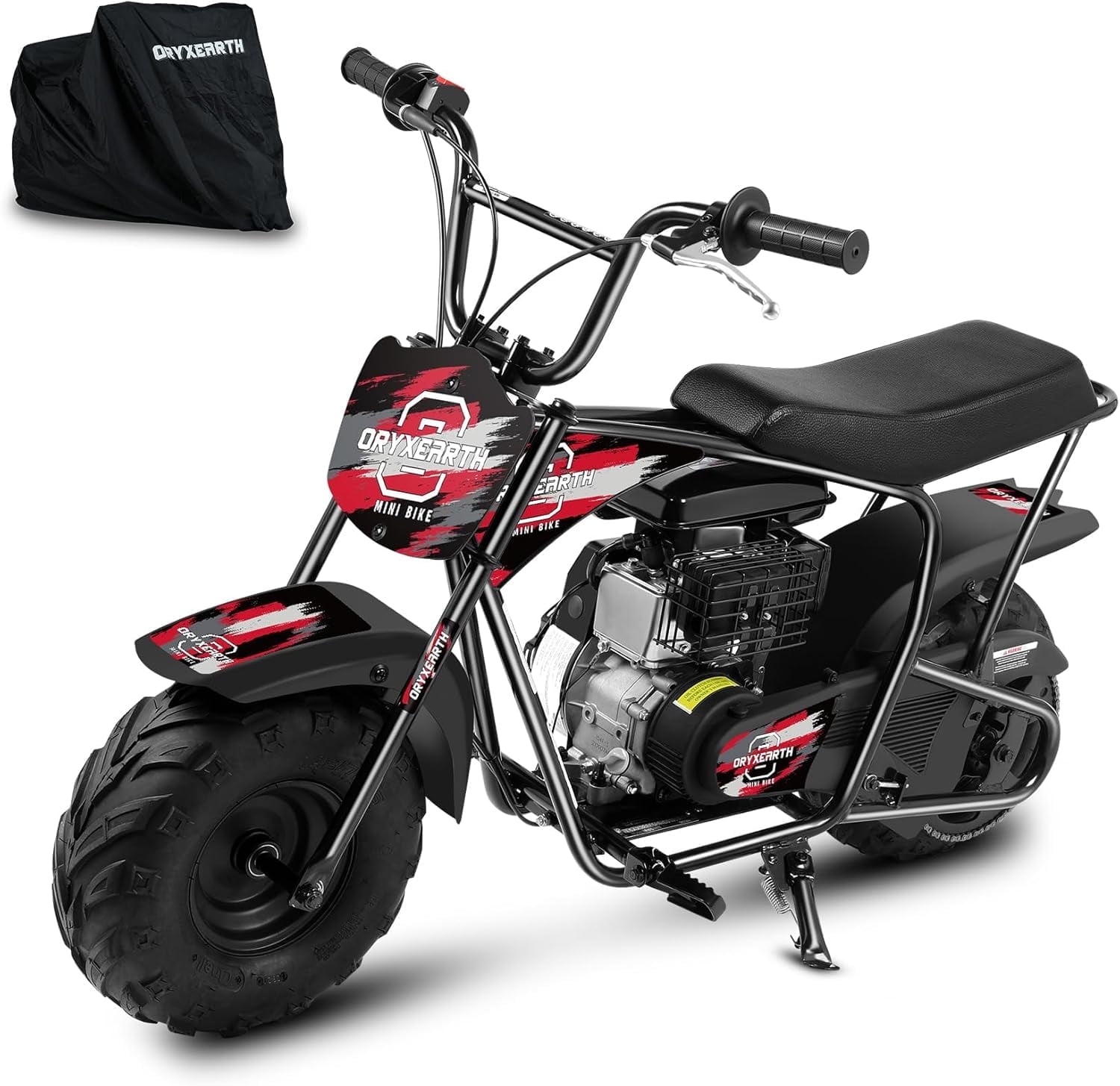 Oryxearth 105CC 4-Stroke Mini Bike for Kids & Adults, Gas Power Dirt ...
