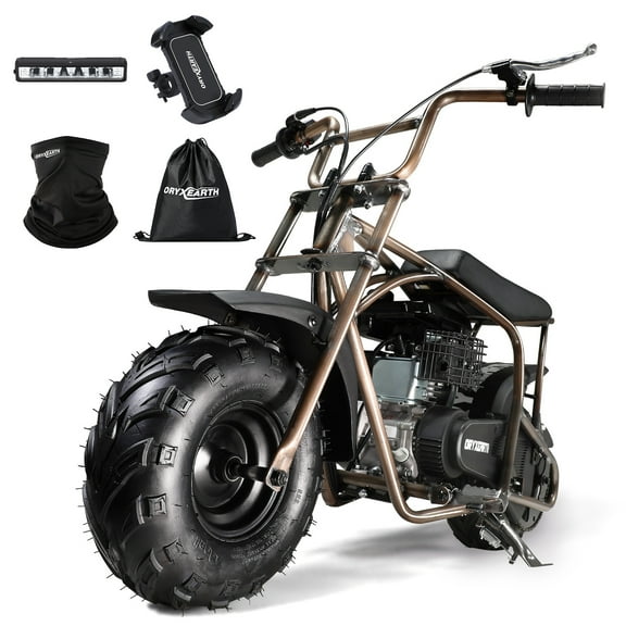Oryxearth OGM105 Max 4-Stroke Mini Bike, 105CC Gas Powered Dirt Bike,Off-Road Trail for Adult ...