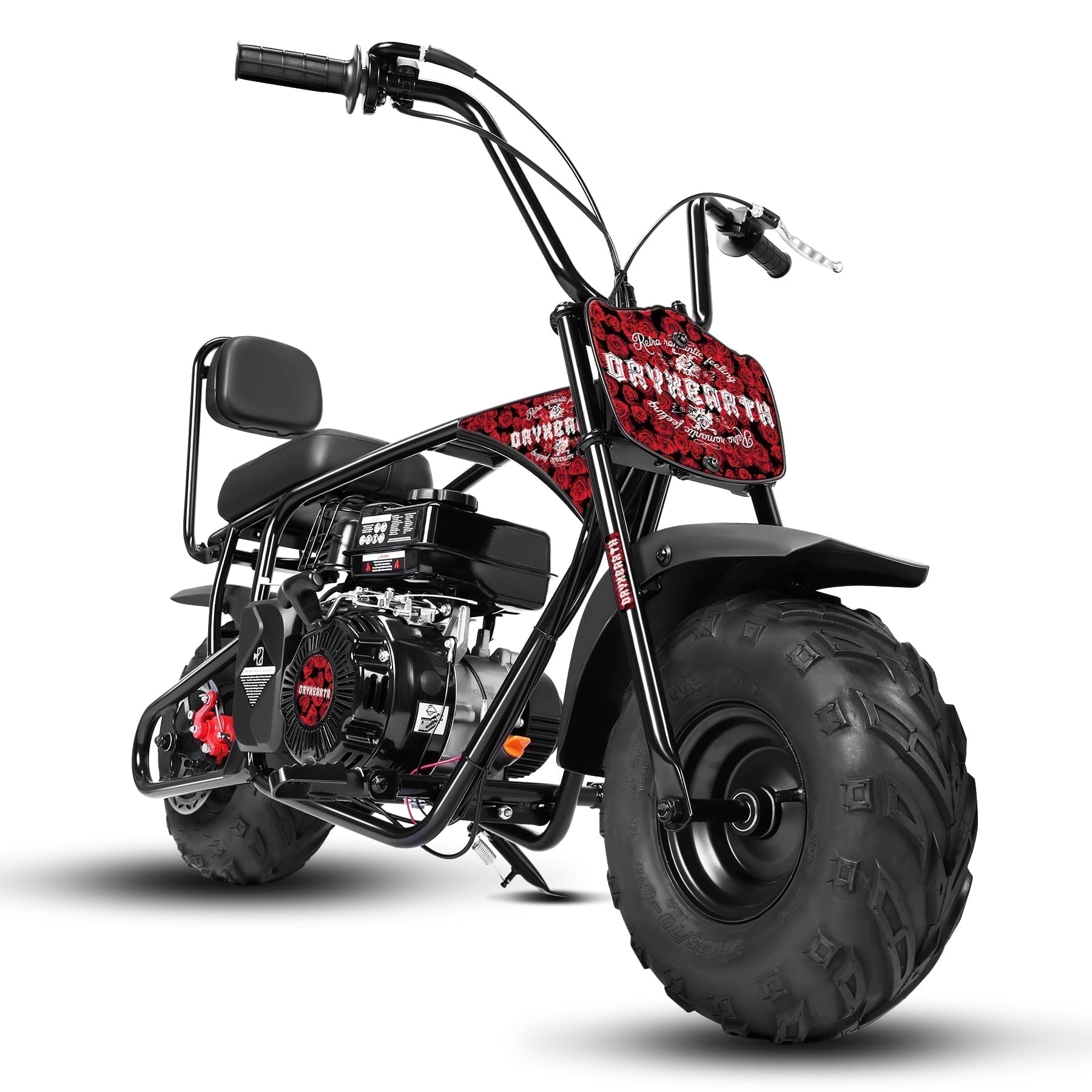 Oryxearth 99cc 4-Stroke Mini Dirt Bike, Gas Powered Off Road Trail, up ...