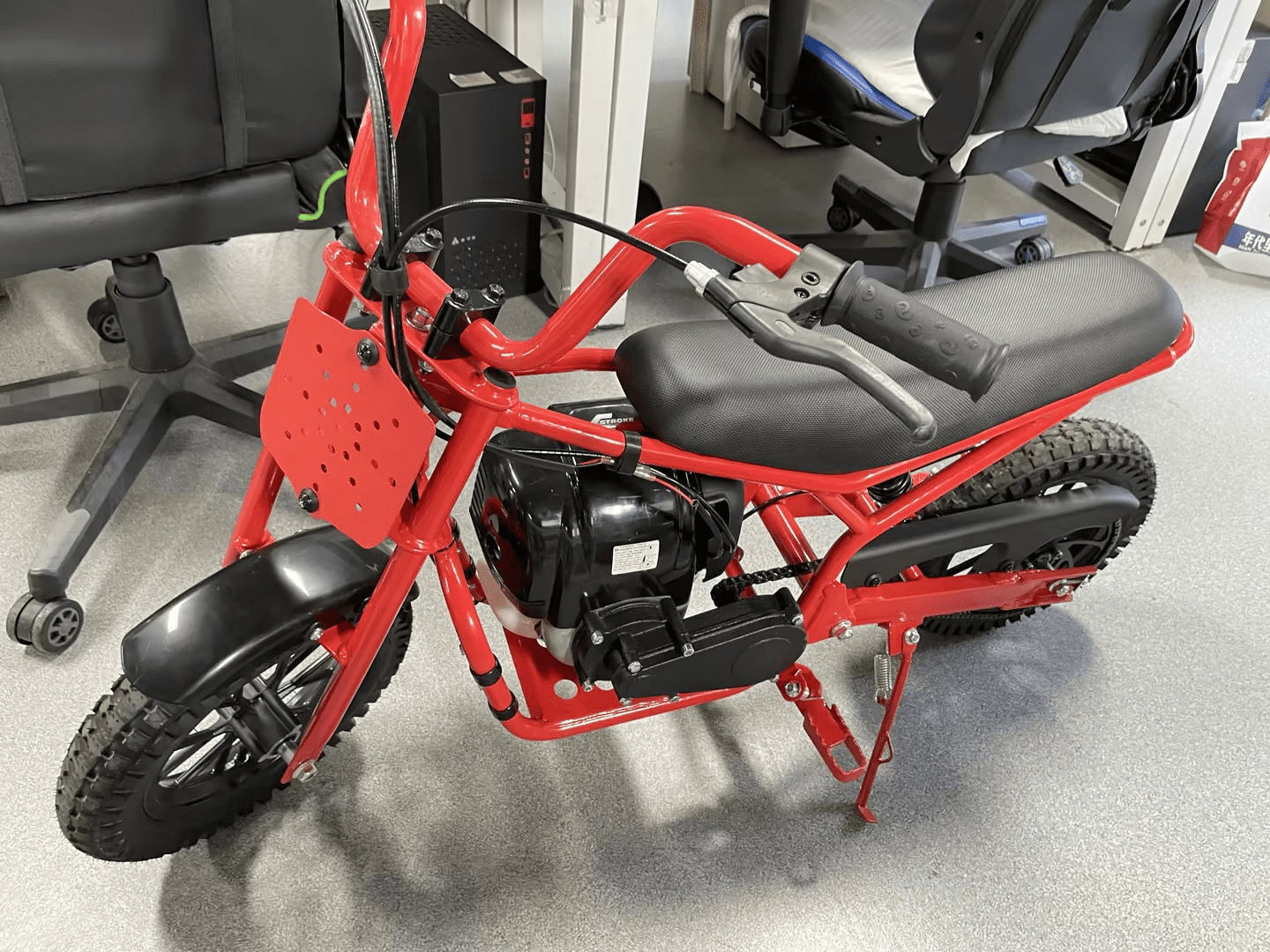 Oryxearth Gas-Powered 4-Stroke Kids Ride-On Mini Bike 40CC Trail Off ...