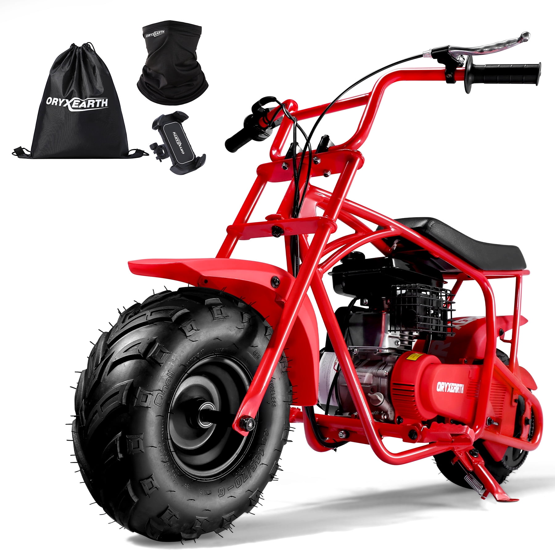 Oryxearth OGM105 Basic 4-Stroke Mini Bike, 105CC Gas Powered Dirt Bike ...