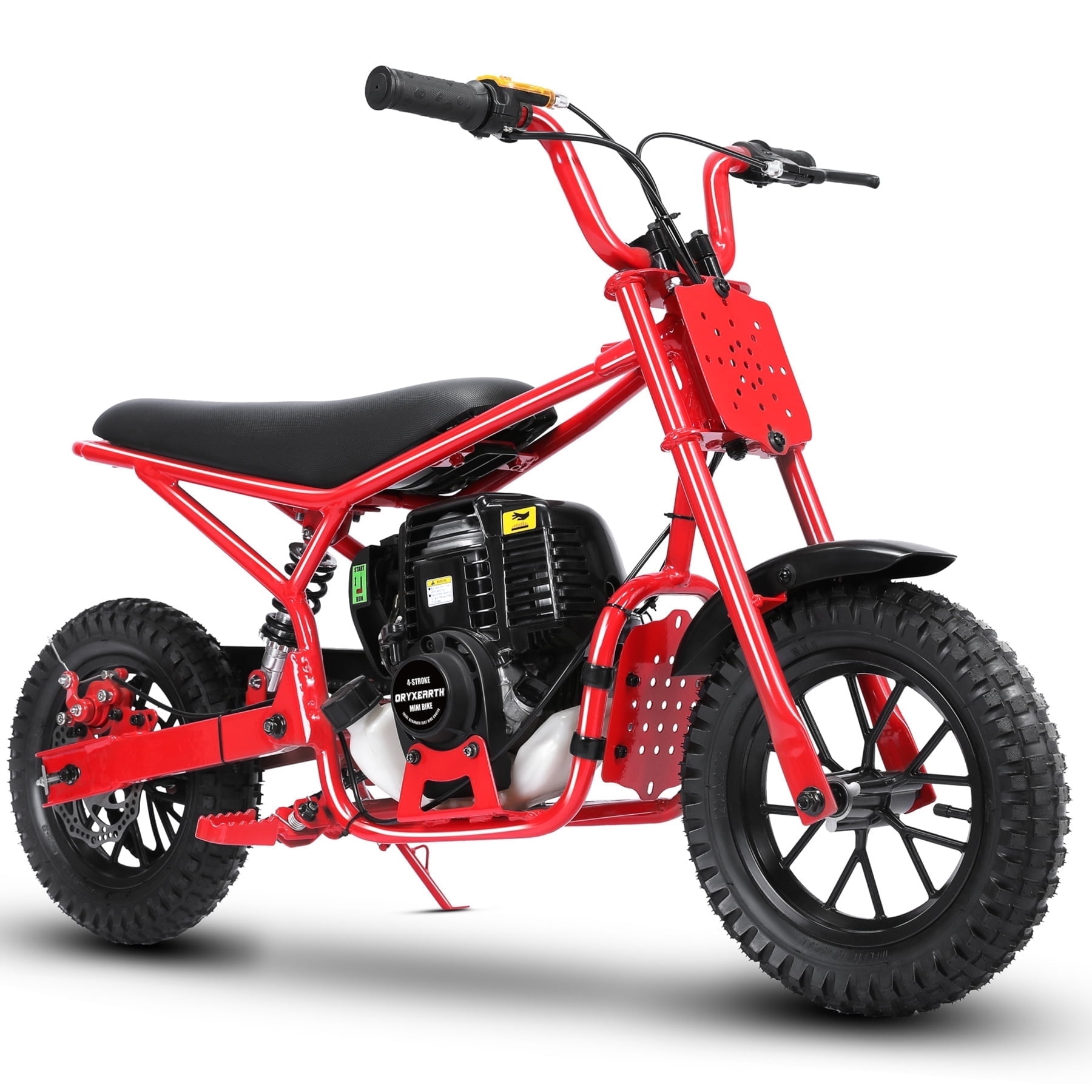 Oryxearth Mini Bike, 37.7cc Trail Off-Road Dirt Bike, Gas-Powered 4 ...