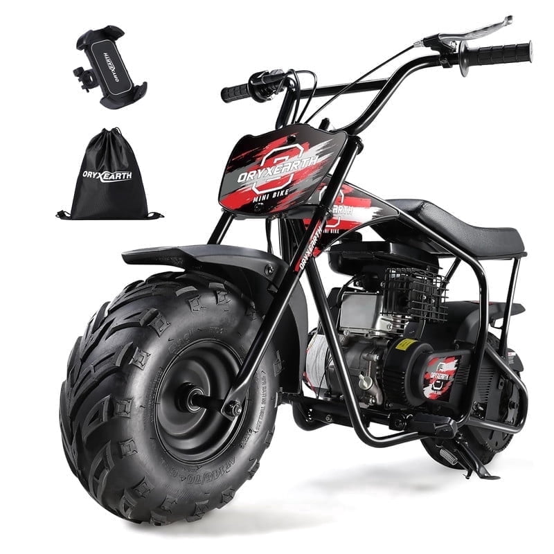 Oryxearth Mini Gas Dirt Bike, 105cc 4-Stroke Motorcycle, 24mph, Off ...