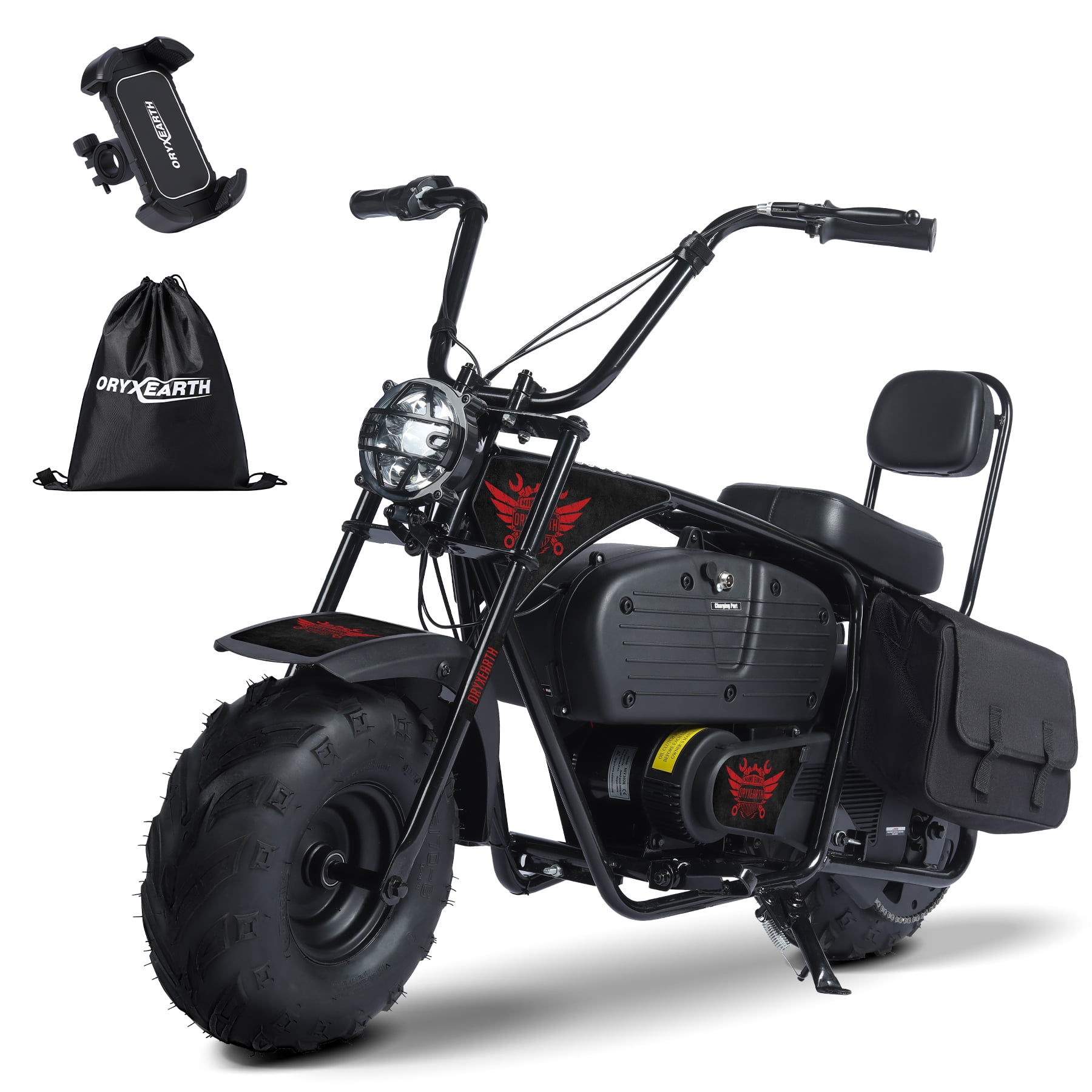 Oryxearth OEM36 Basic Electric mini Bikes, 36v 1000W Powered Mini Bike for Teens and Adults, up ...