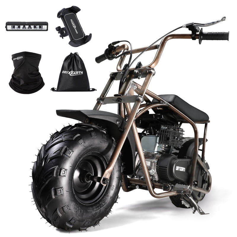 Oryxearth OGM105 Plus 4-Stroke Mini Bike, 105CC Gas Powered Dirt Bike ...