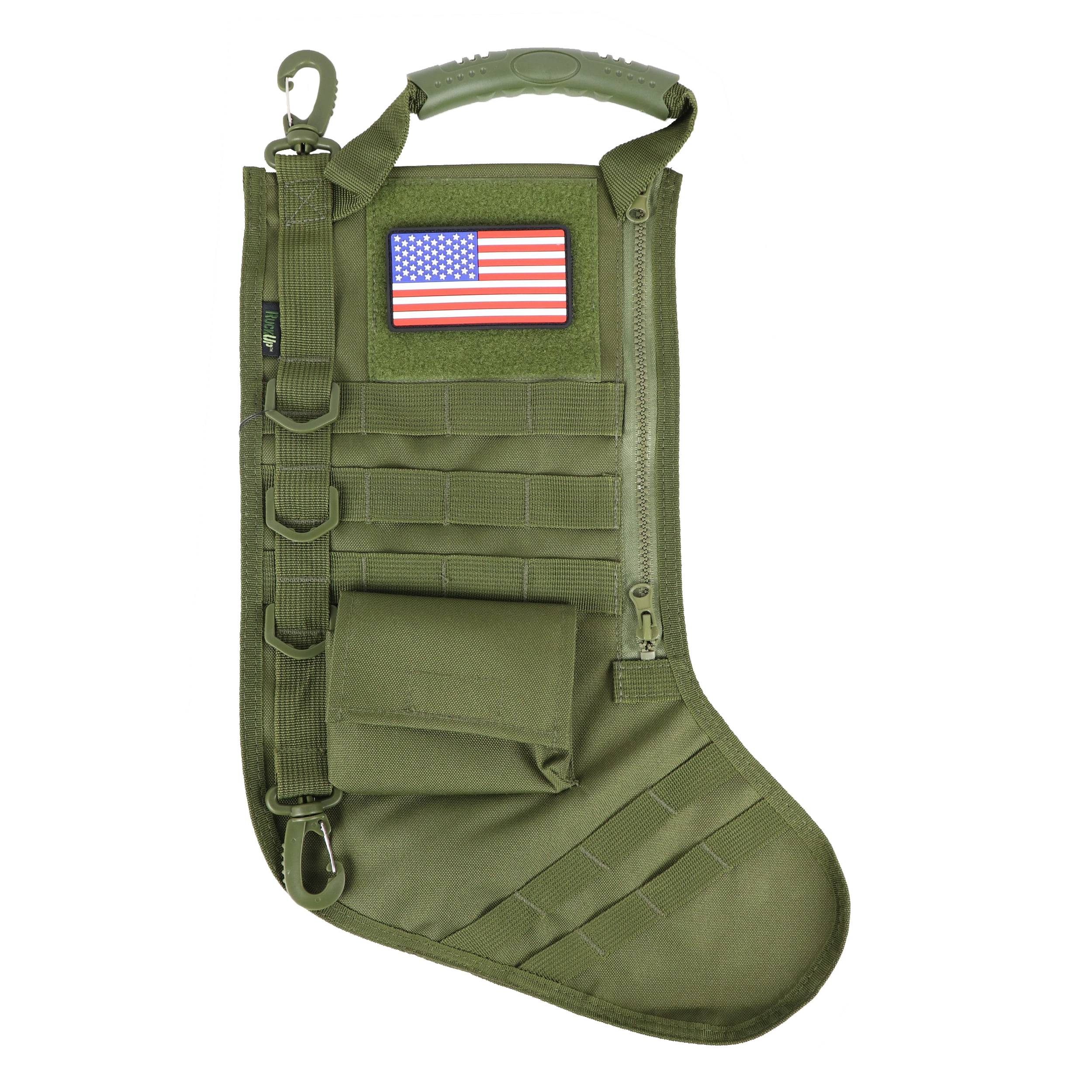 Osage River Gear Tactical Christmas Stocking with Handle, USA Patch ...