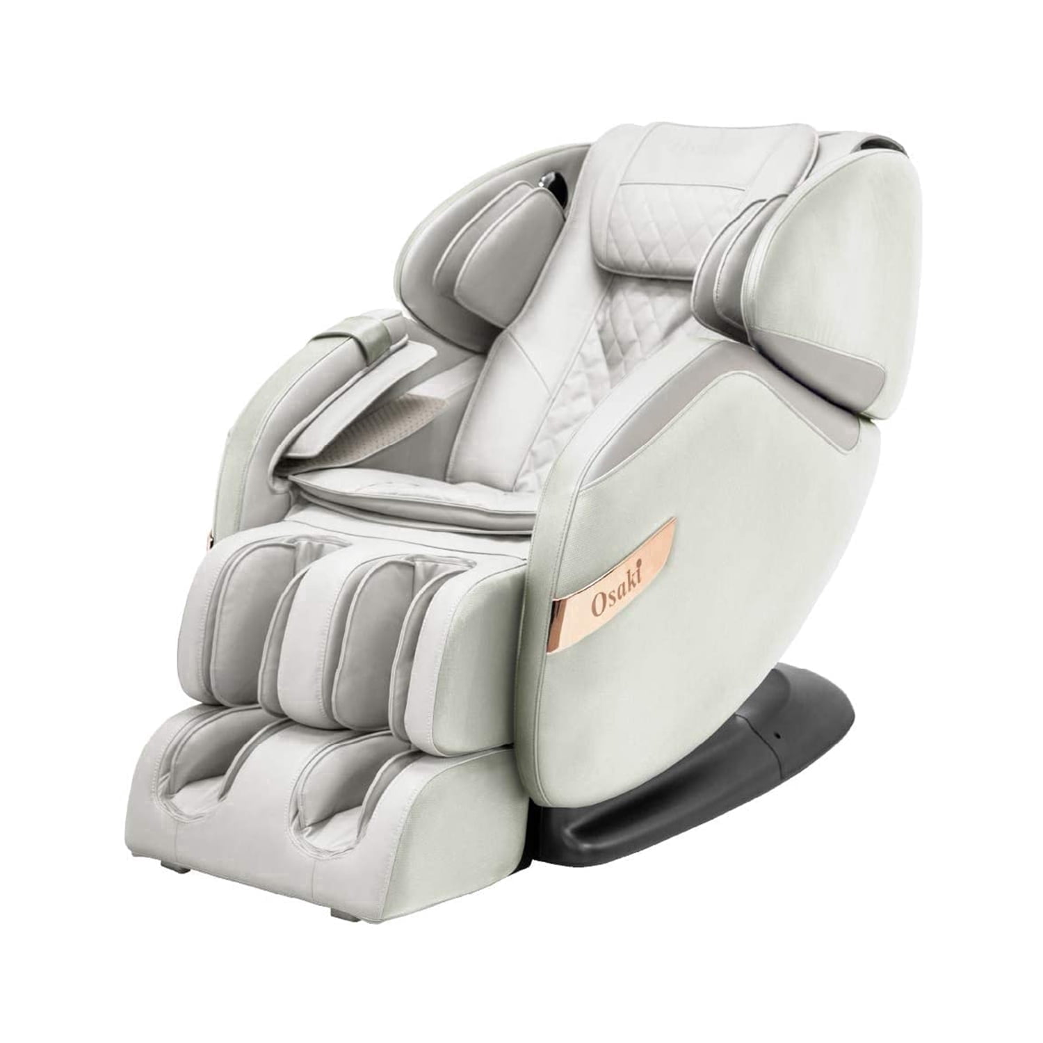 Osaki OS Champ Zero Gravity Massage Chair Recliner with Footrest, Cream ...