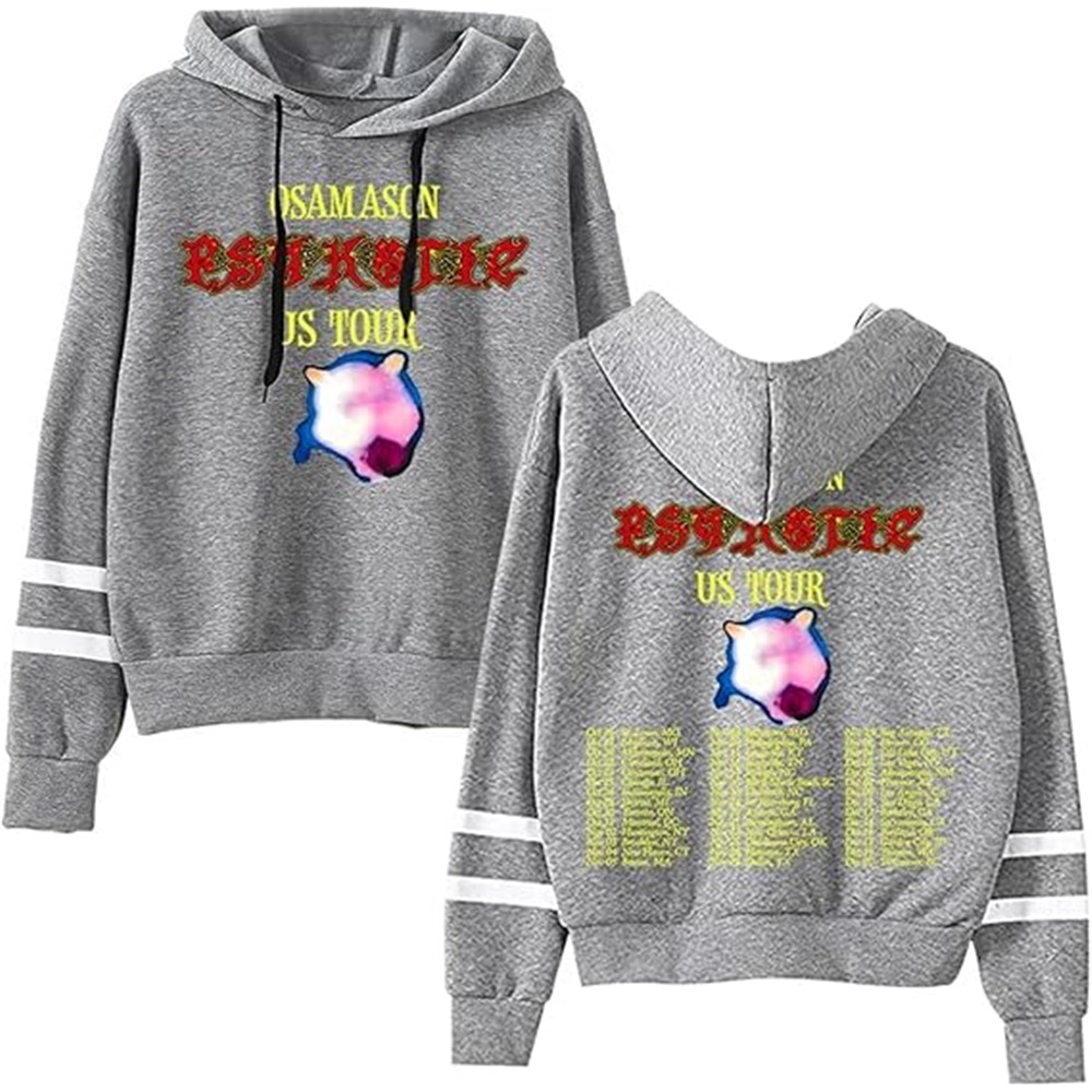 OsamaSon Merch Psykotic Tour 2025 Hoodie, Unisex, Pocketless, Double ...