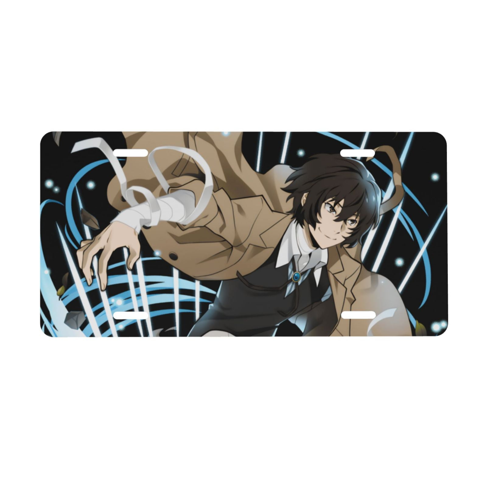 Osamu Dazai Bungo Stray Dogs License Plate, Car Front License Plates ...
