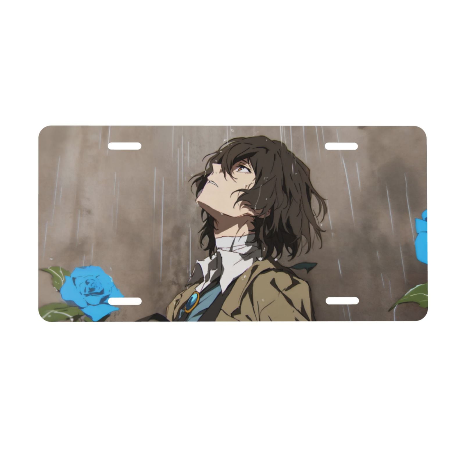 Osamu Dazai Bungo Stray Dogs License Plate, Car Front License Plates ...