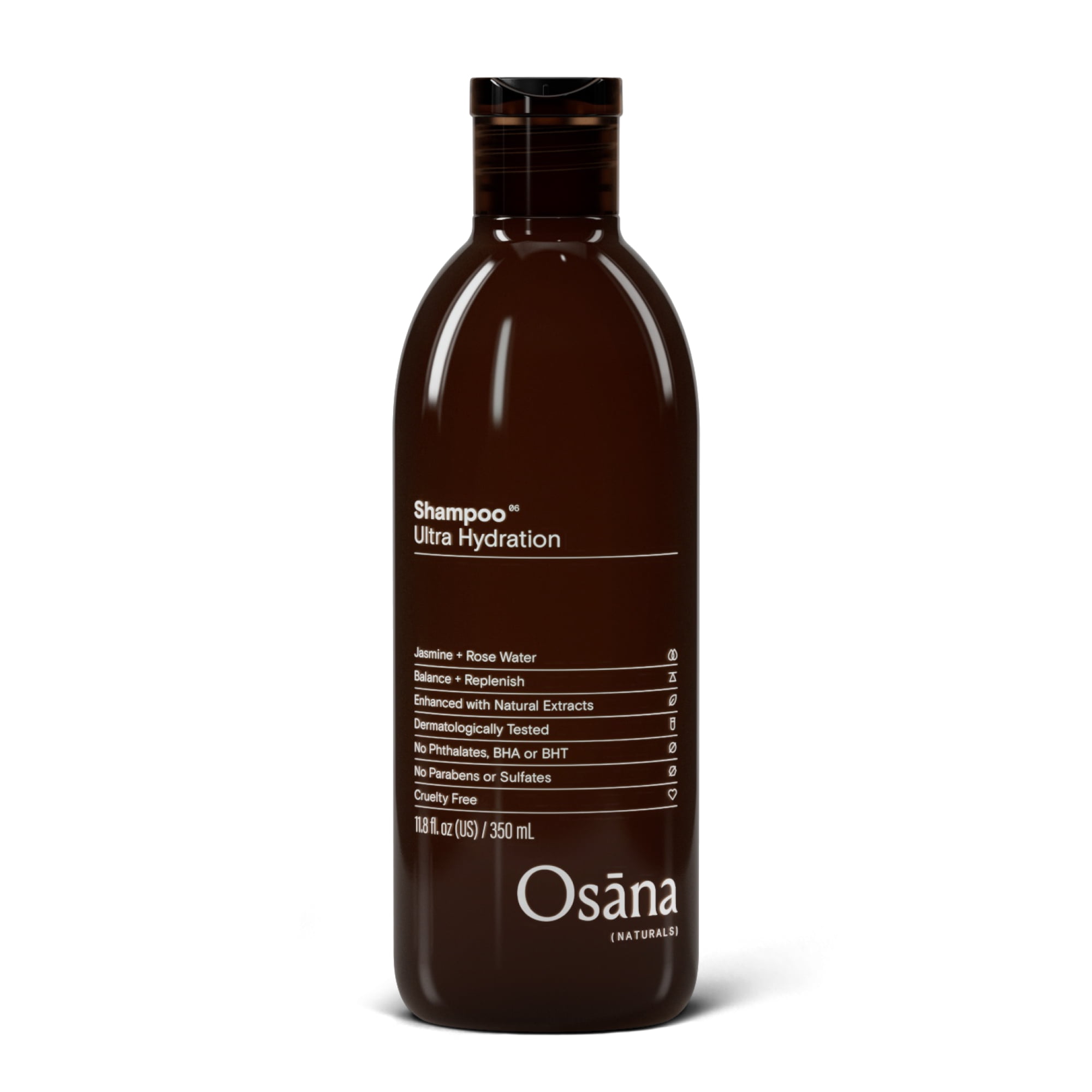 Osana Naturals Ultra Hydration Jasmine + Rose Water Shampoo - Walmart.com