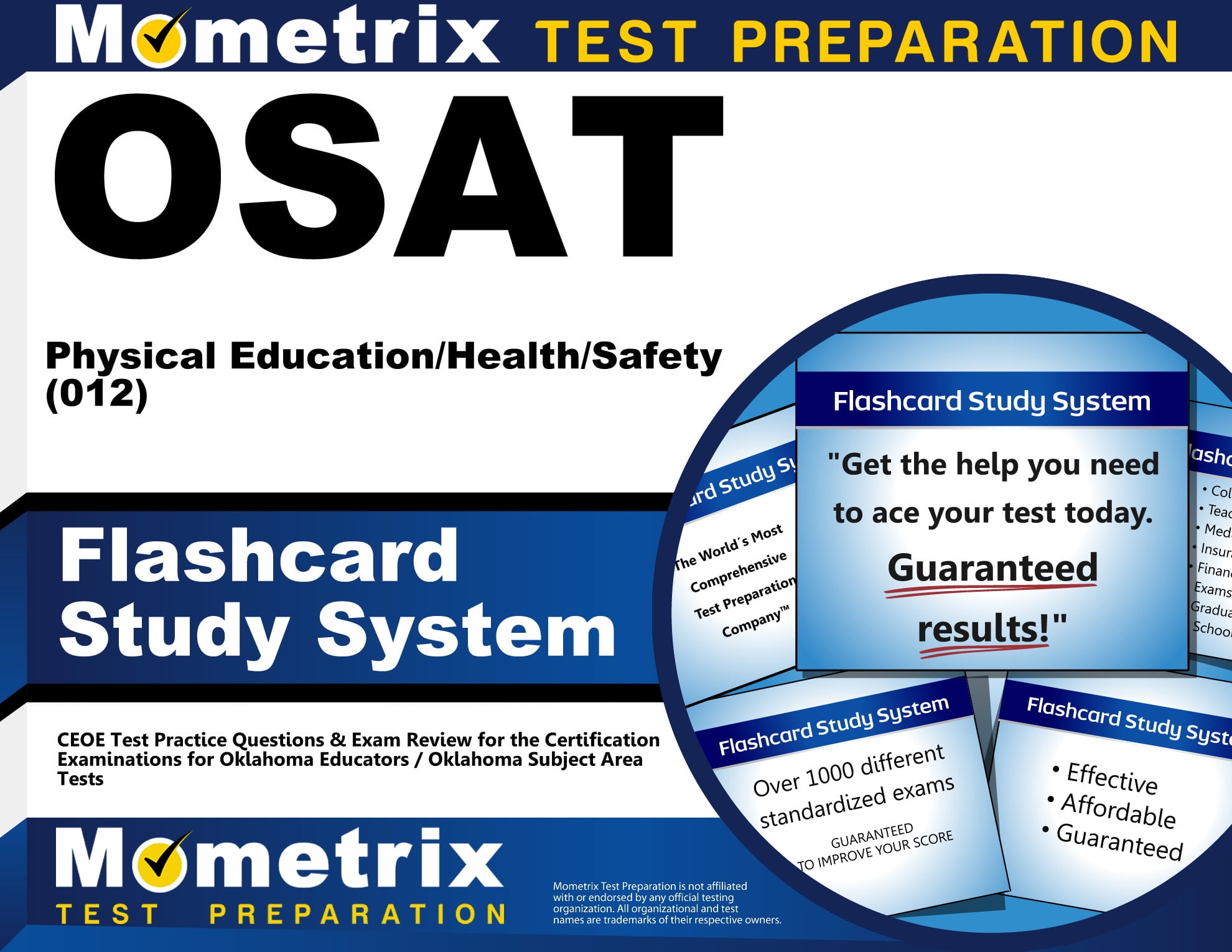 Osat Physical Education/Health/Safety (012) Flashcard Study System ...