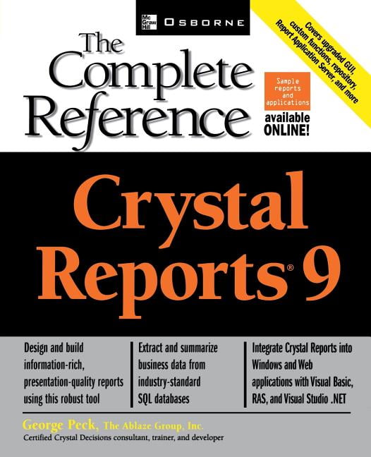Crystal Reports 9: The Complete Reference, (Paperback) - Walmart.com