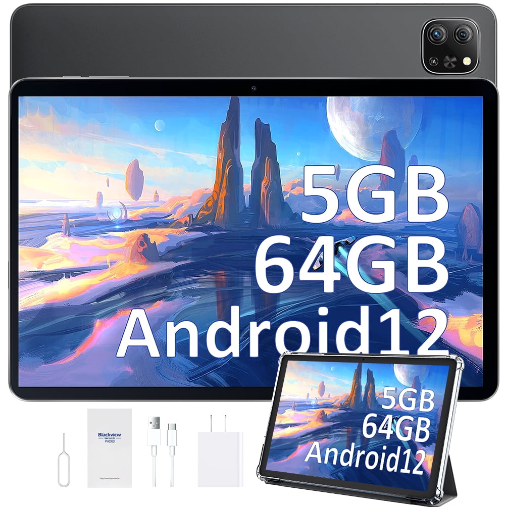 Android Tablet 10.1 inch 64GB ROM 5GB RAM Google GMS Computer Tablet ...