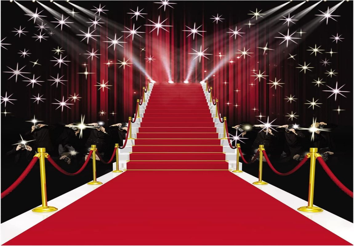 Oscar Backdrop Red Carpet Baby Shower Photography Photo Background ...