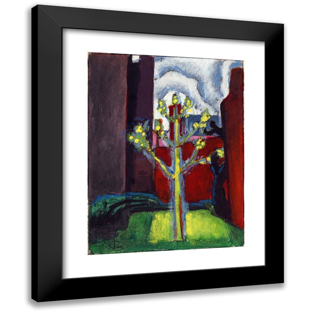 Oscar Bluemner 12x14 Black Modern Framed Museum Art Print Titled ...
