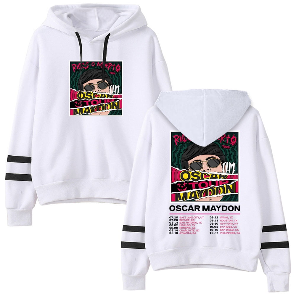 Oscar Maydon Rico o Muerto Tour Pullover Hoodie Women Men Long Sleeve ...