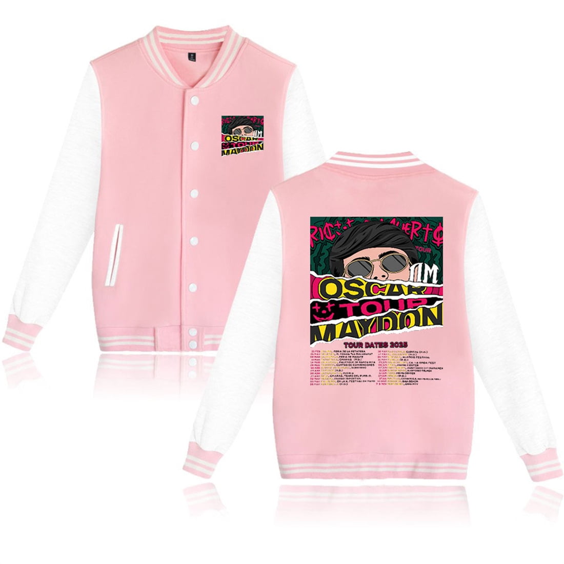 Oscar Maydon Tour 2025 Jackets Casual Fashion Baseball Uniform Cool ...