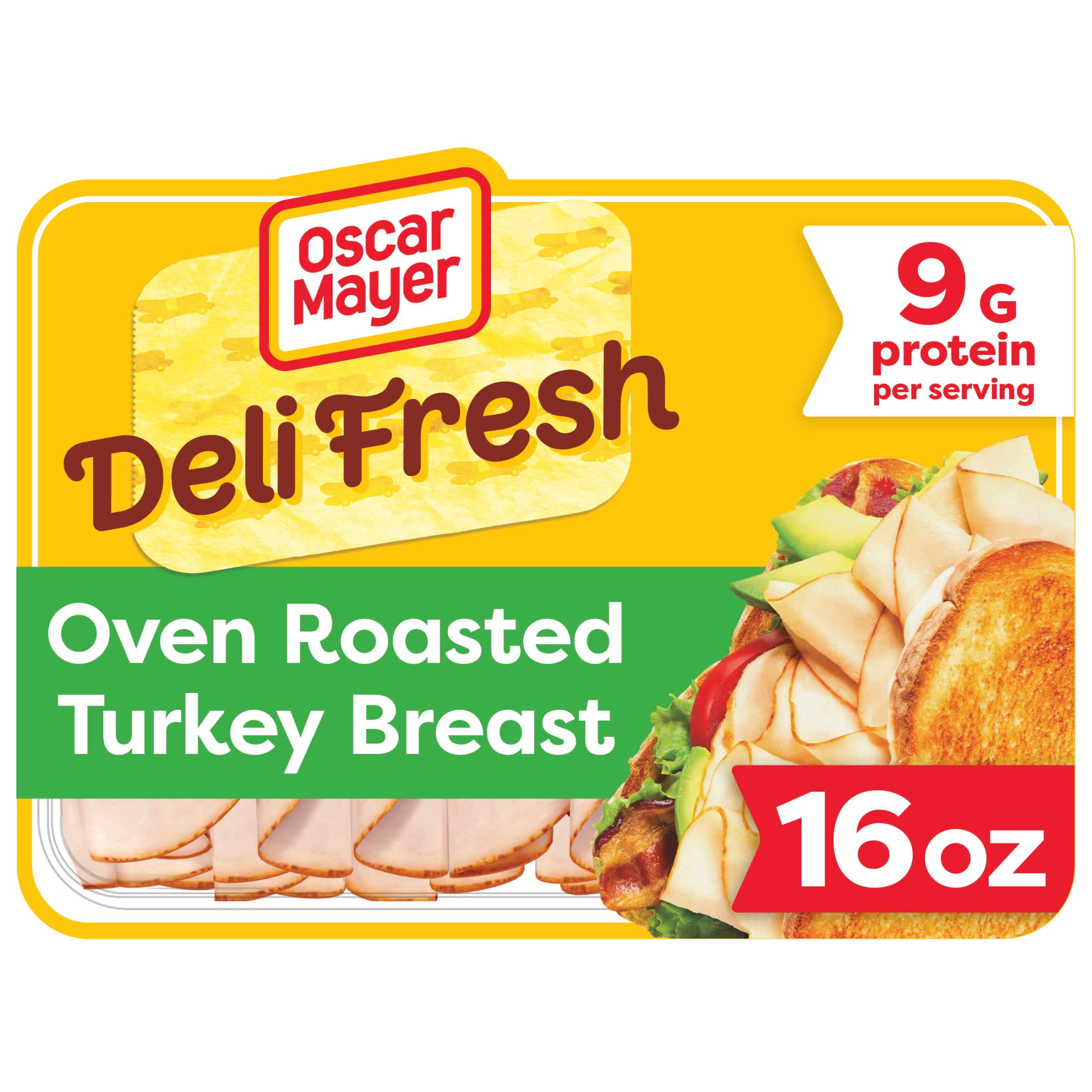 Oscar Mayer Deli Fresh Oven Roasted Turkey Breast, 16 oz Family Pack ...