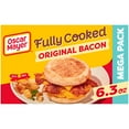 Oscar Mayer Fully Cooked Original Bacon Mega Pack 6.3 Oz Slices Smoked ...