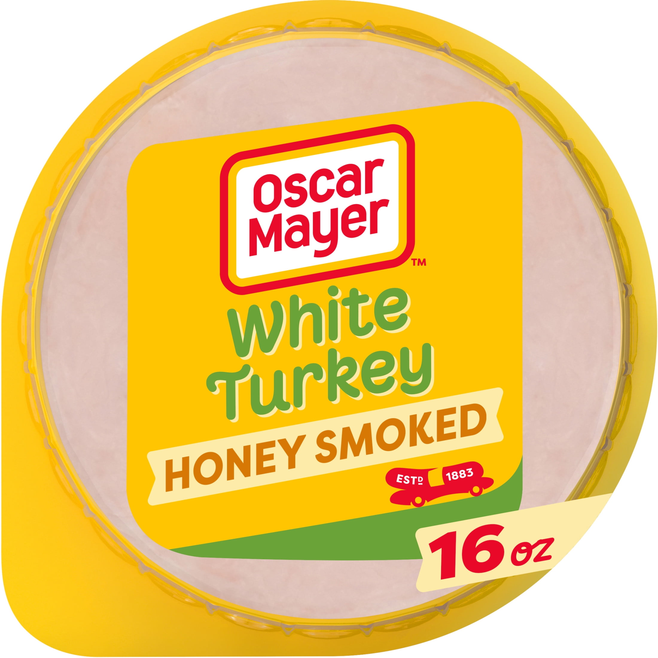 Oscar Mayer Lean Honey Smoked White Turkey Sliced Lunch Meat, 16 oz ...