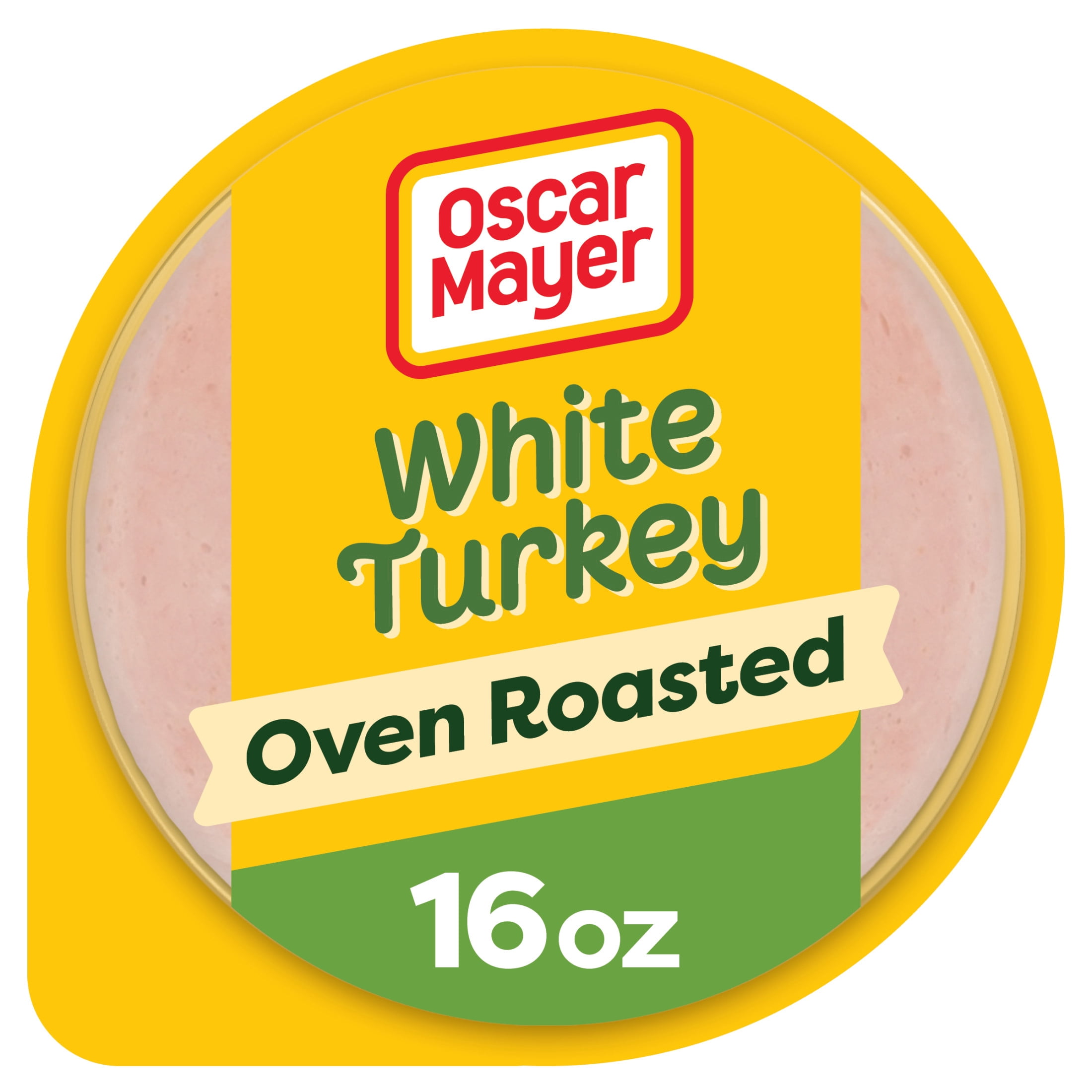 Oscar Mayer Oven Roasted White Sliced Turkey Deli Lunch Meat, 16 oz ...