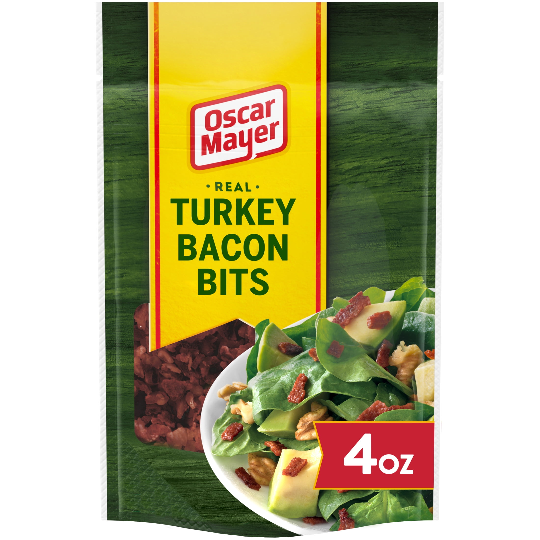 Oscar Mayer Real Turkey Bacon Bits, 4 oz Bag, 1 cup - Walmart Business ...