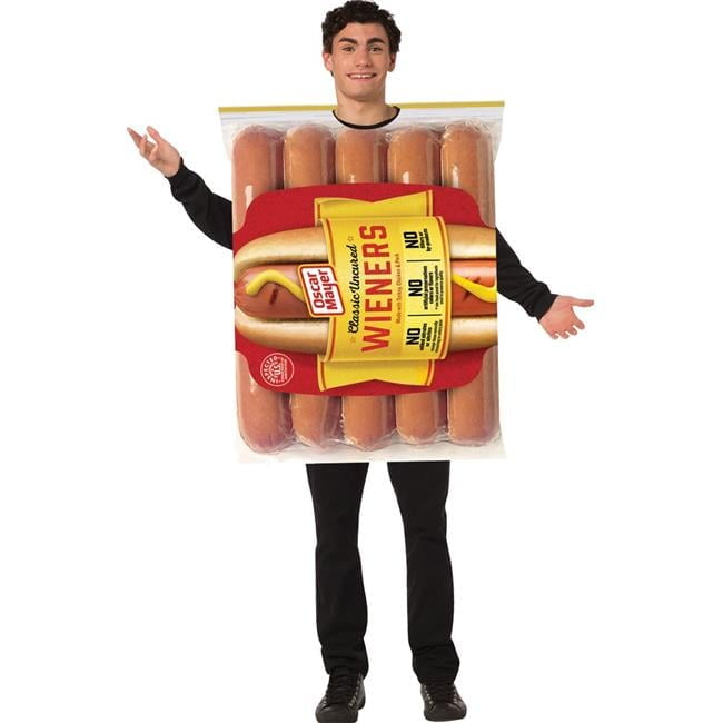 Oscar Mayer Weiner Package Adult Costume - Walmart.com