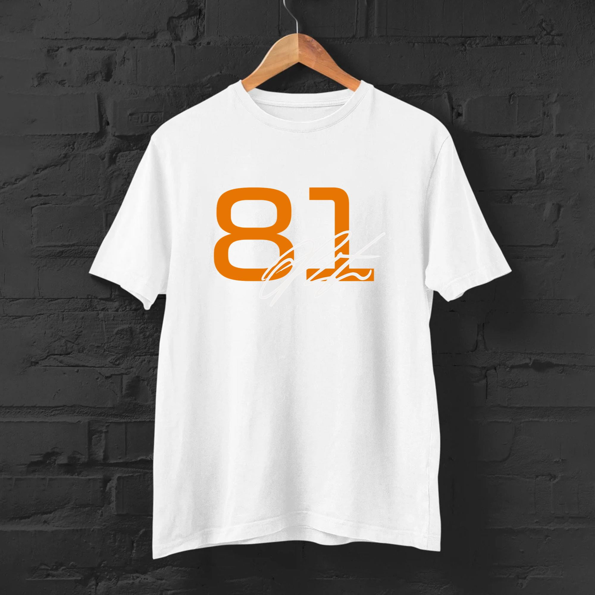 Oscar Piastri F1 Signature T-Shirt, Formula 1 Fans, F1 Gift, Piastri ...