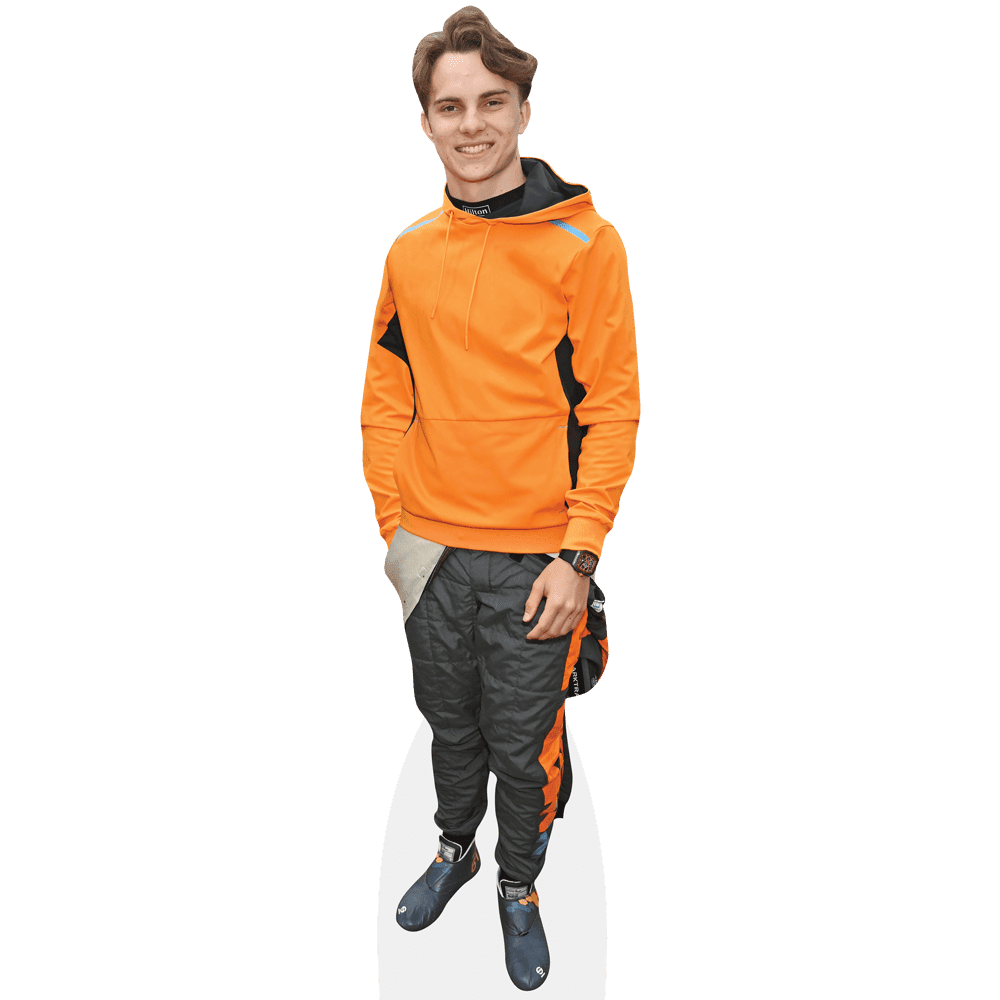 Oscar Piastri (Orange Jumper) Lifesize Cardboard Cutout Standee ...