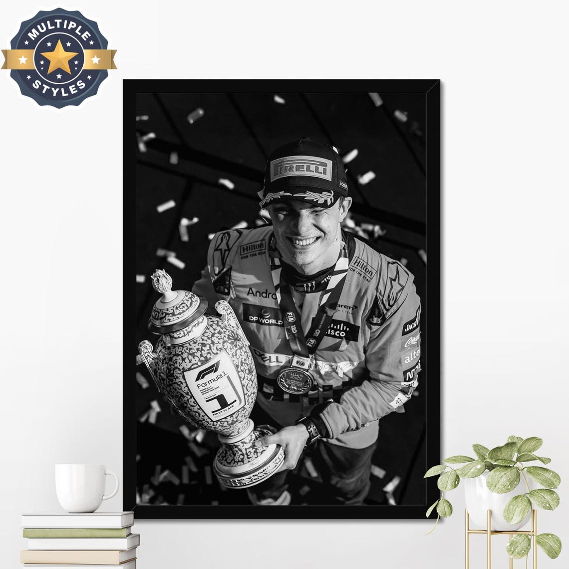 Oscar Piastri, Oscar Piastri Wall Art, Formula 1, Vintage F1, F1 Wall ...
