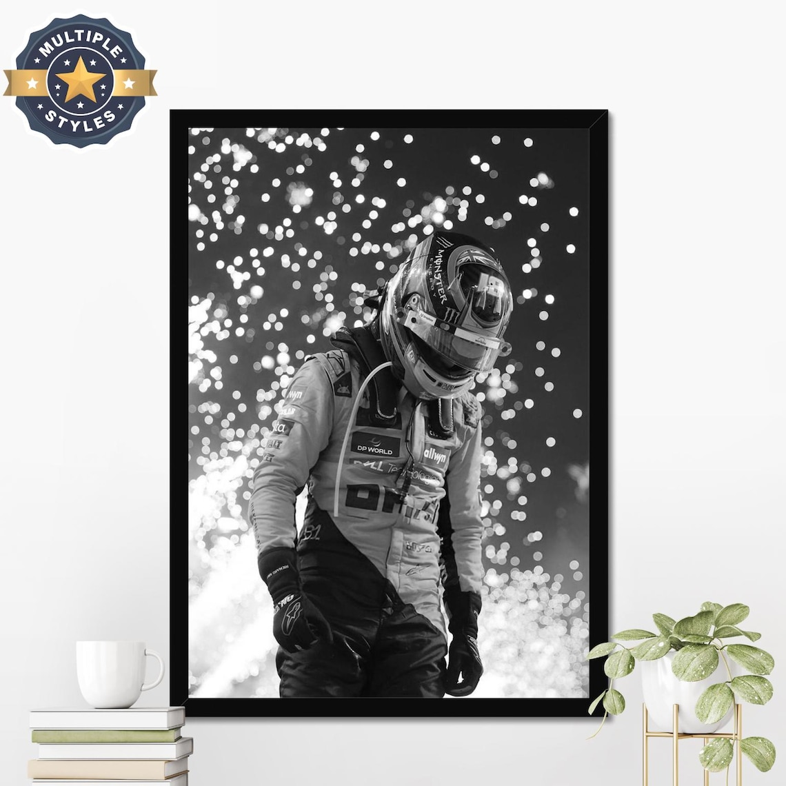 Oscar Piastri, Oscar Piastri Wall Art, Formula 1, Vintage F1, F1 Wall ...