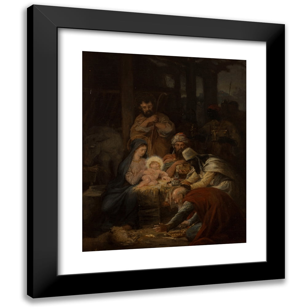 Oscar-Pierre Mathieu 12x14 Black Modern Framed Museum Art Print Titled ...