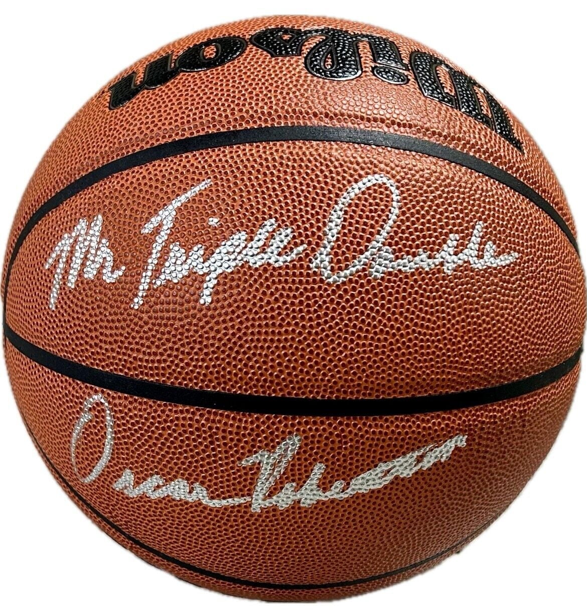 Oscar Robertson Signed Autographed Wilson Basketball JSA Auth. Mr ...
