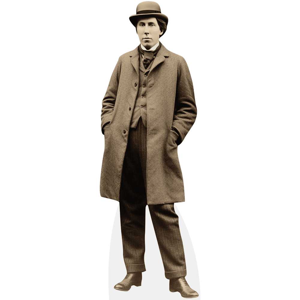 Oscar Wilde Hat Lifesize Cardboard Cutout Standee