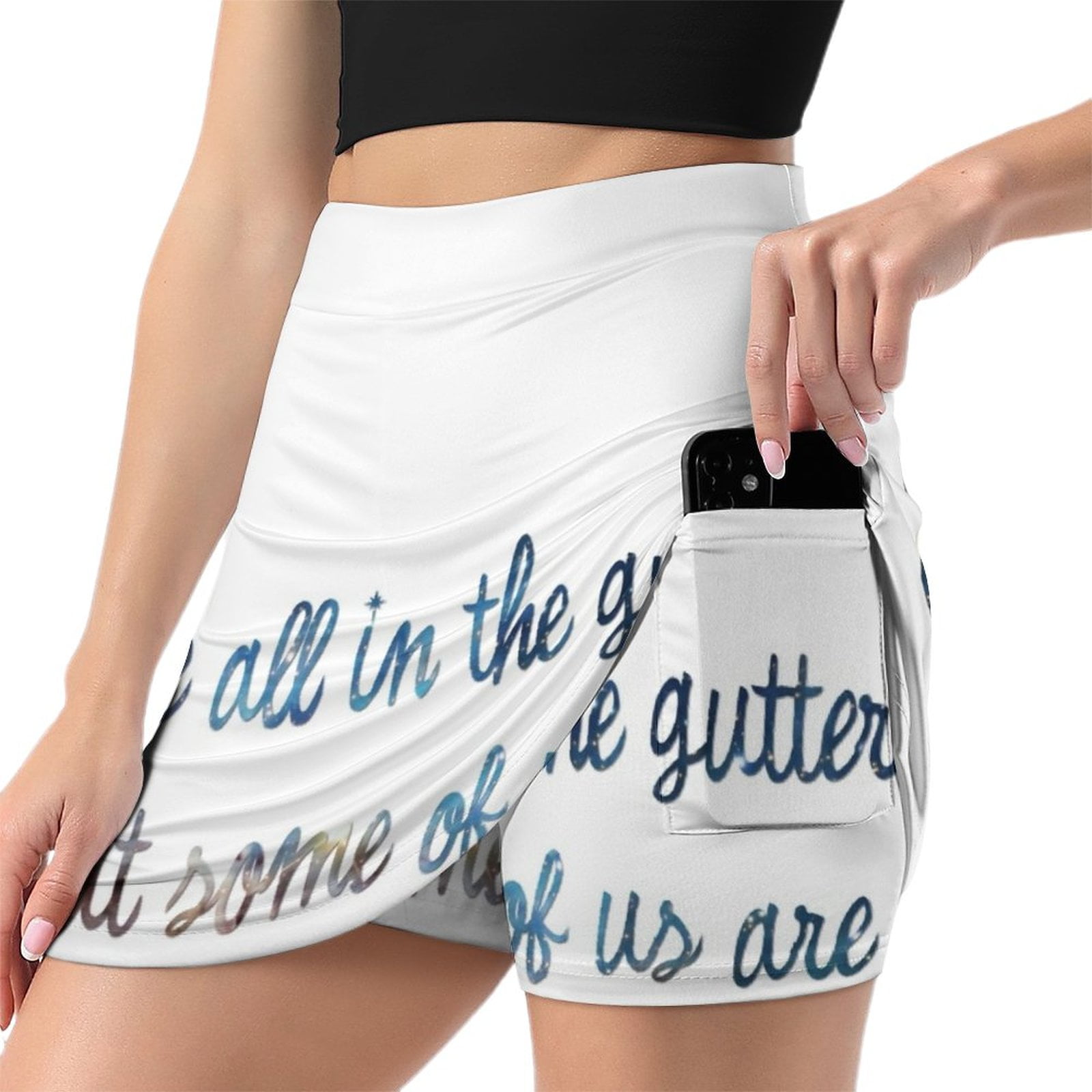 Oscar Wilde - We're All in the Gutter Light proof trouser skirt new in ...