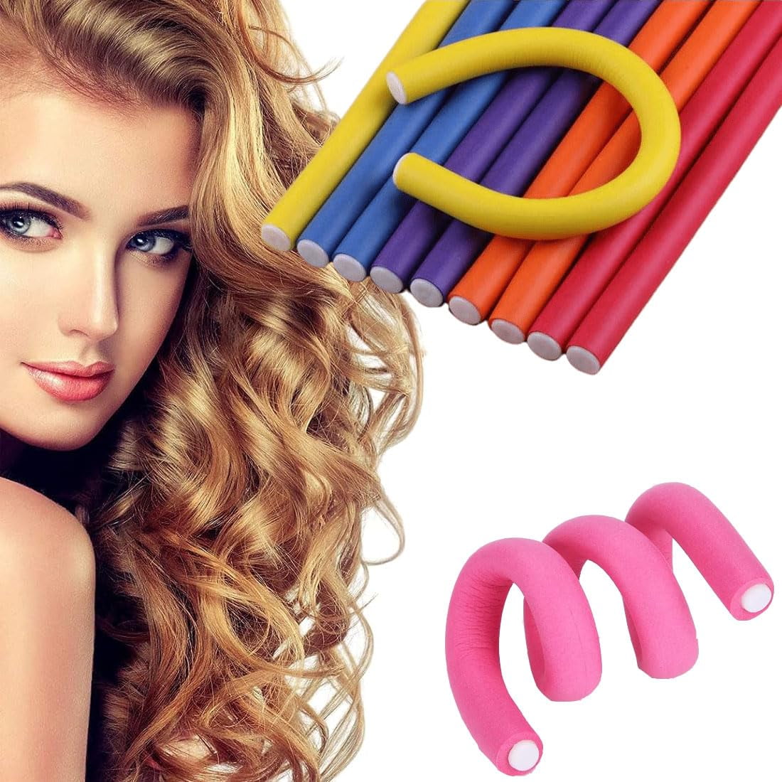 Osceola Foam Roller Heatless Hair Curler Curls Roller Tools Coiled ...