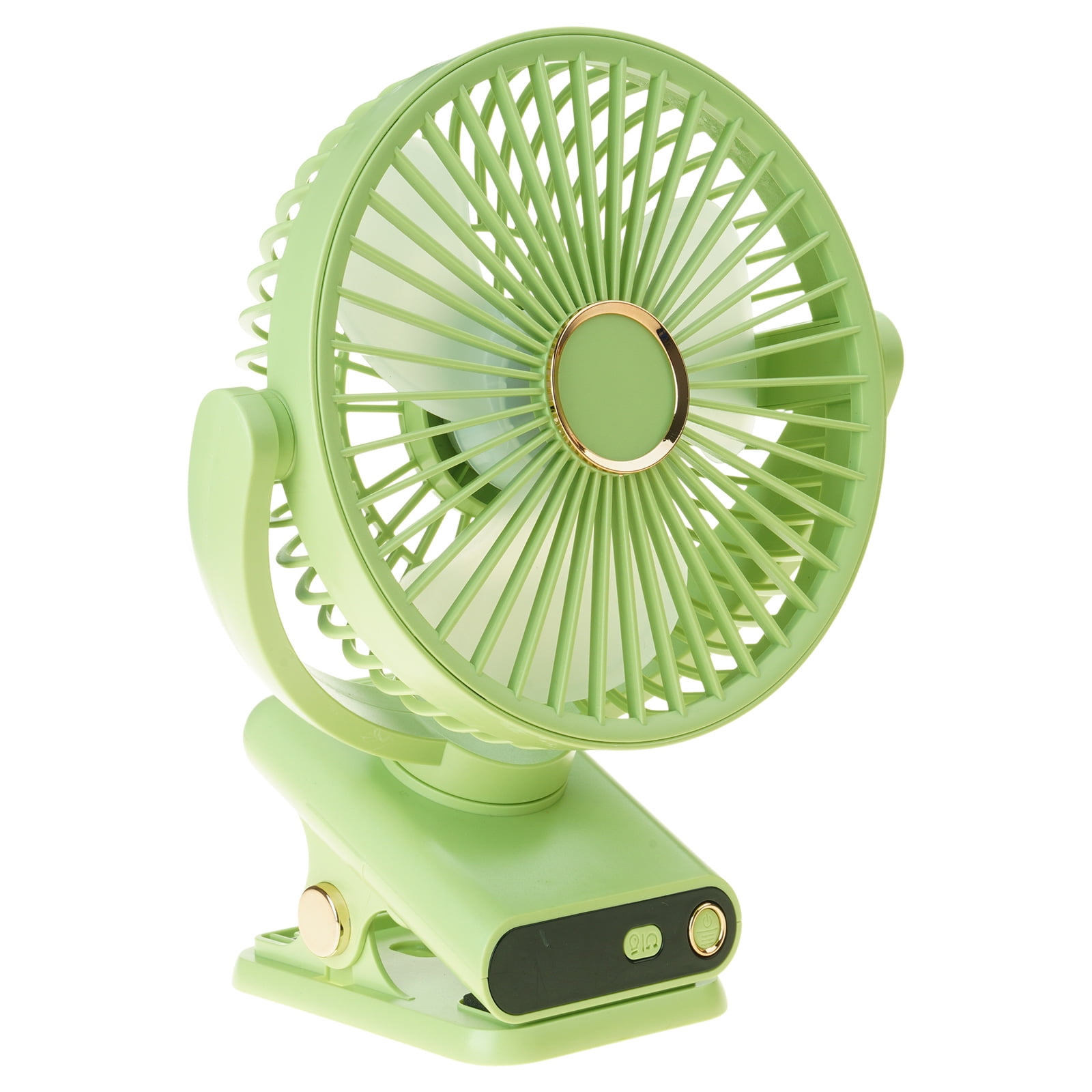 Oscillating Clip Fan USB Rechargeable 5 Adjustable Speeds Lightweight ...