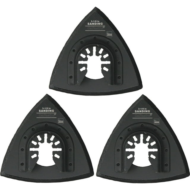 Caliastro Oscillating Multitool Quick-Release Triangle Sanding Pads, 3 ...