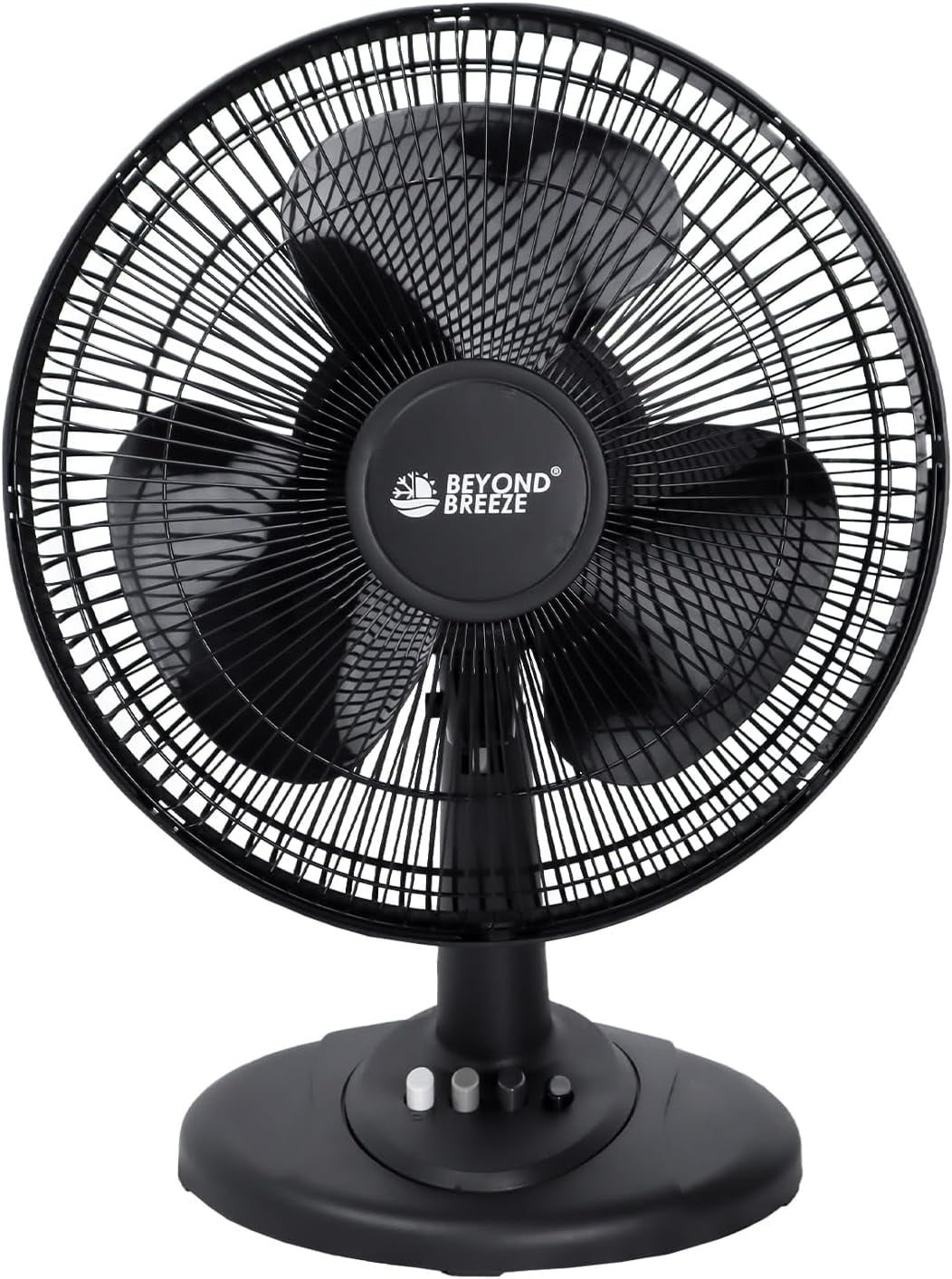 Oscillating Table Fan Quiet 3-Speed 12-Inch Adjustable Tilt Fan with ...