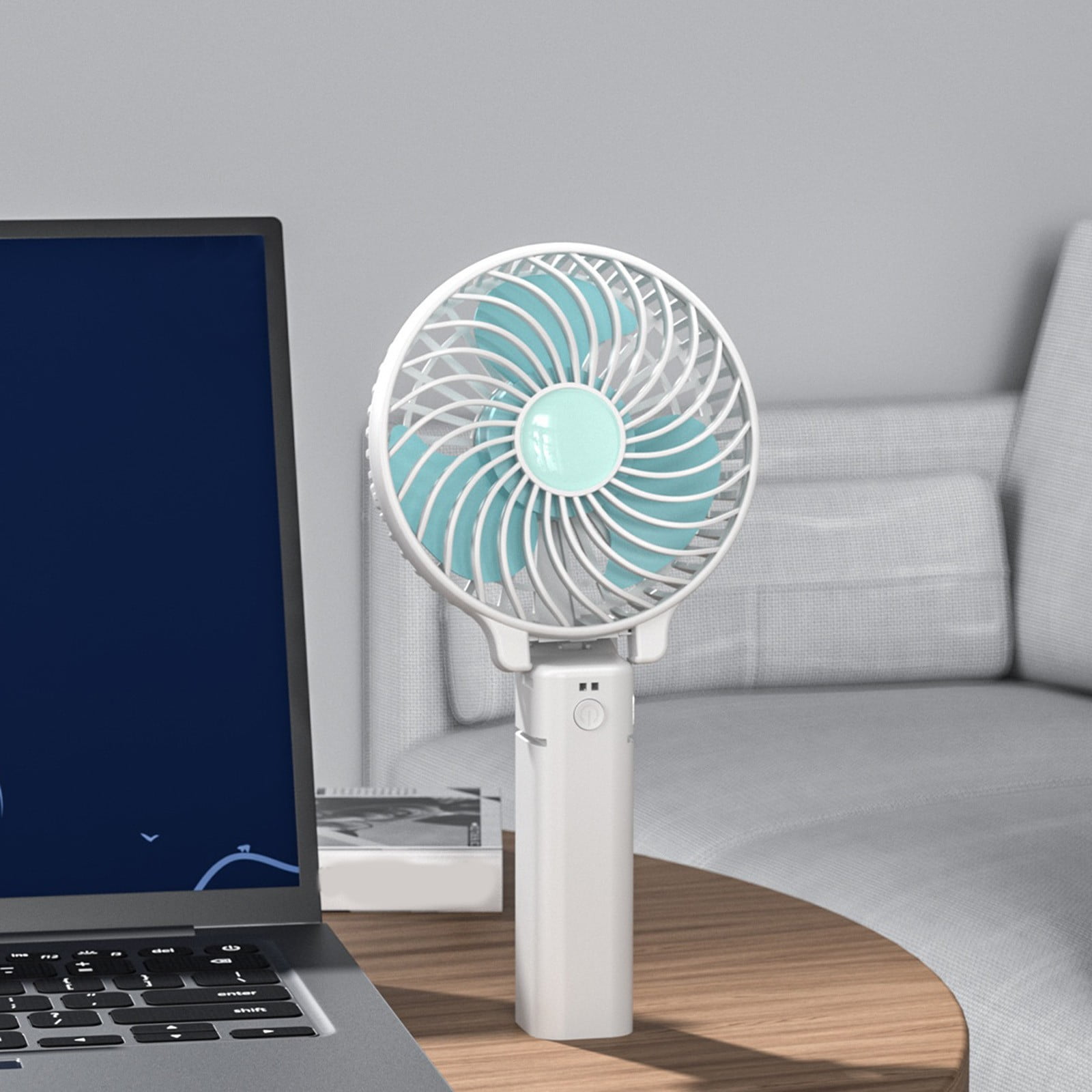 Oscillating Table Fan Quiet Clip on Desk Fan Circulating Fans for Room ...
