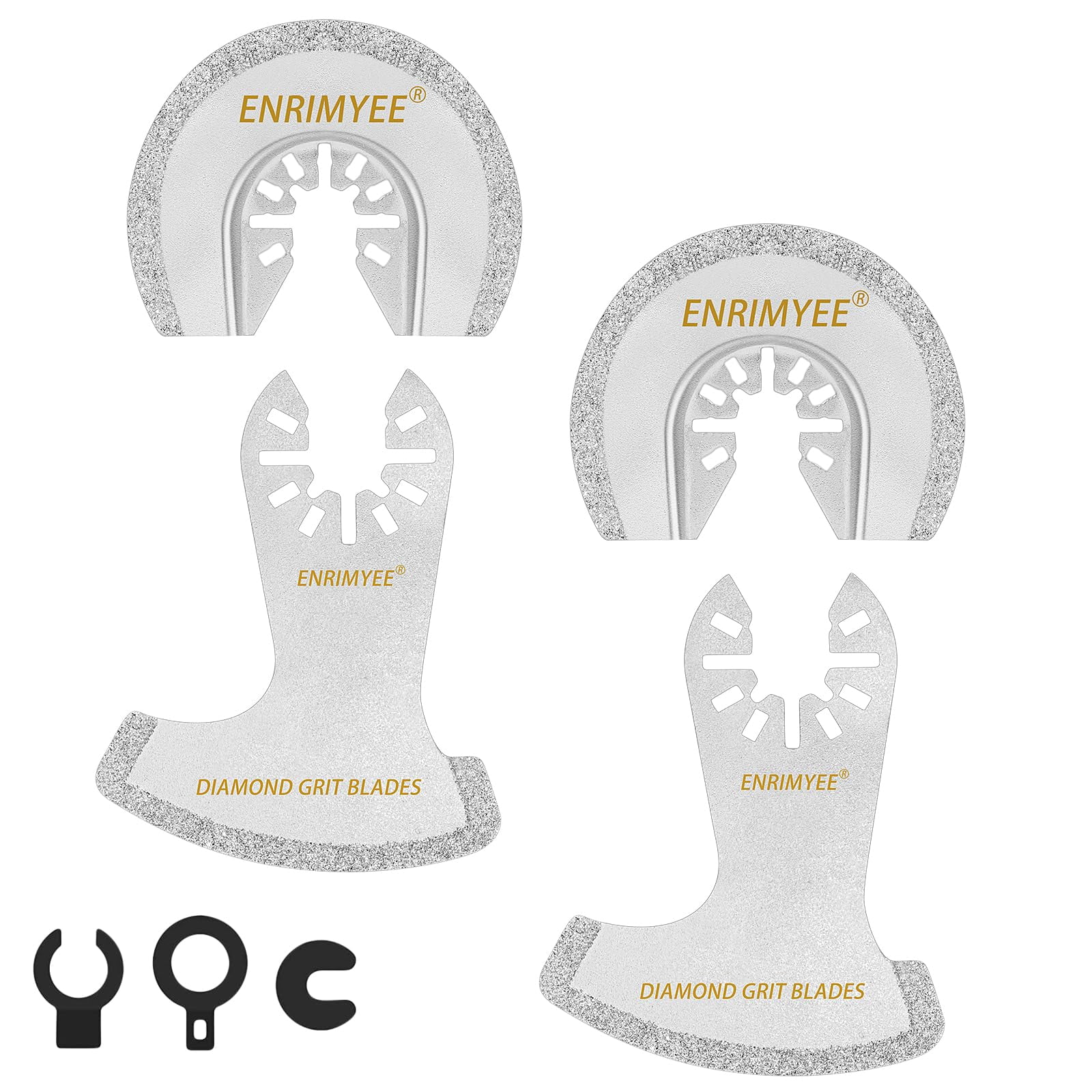 Oscillating Tool Blades, 6 Pcs Oscillating Multi Tool Diamond Segment ...