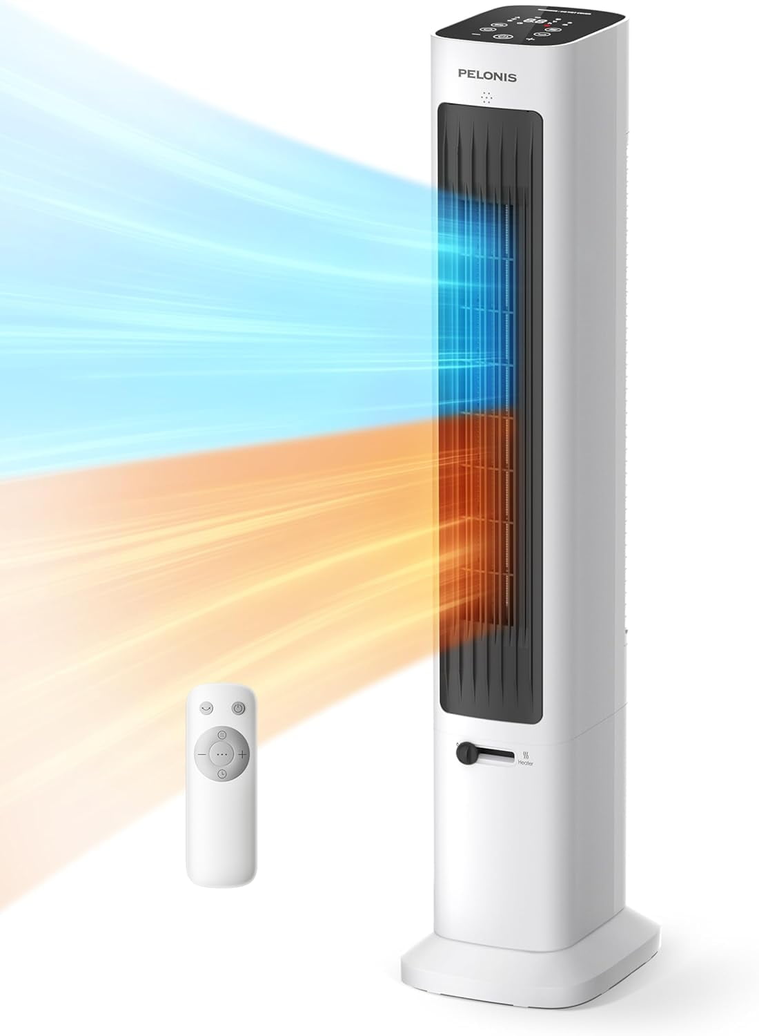 Oscillating Tower Fan and Heater Combo with Remote Control - Heater Fan ...