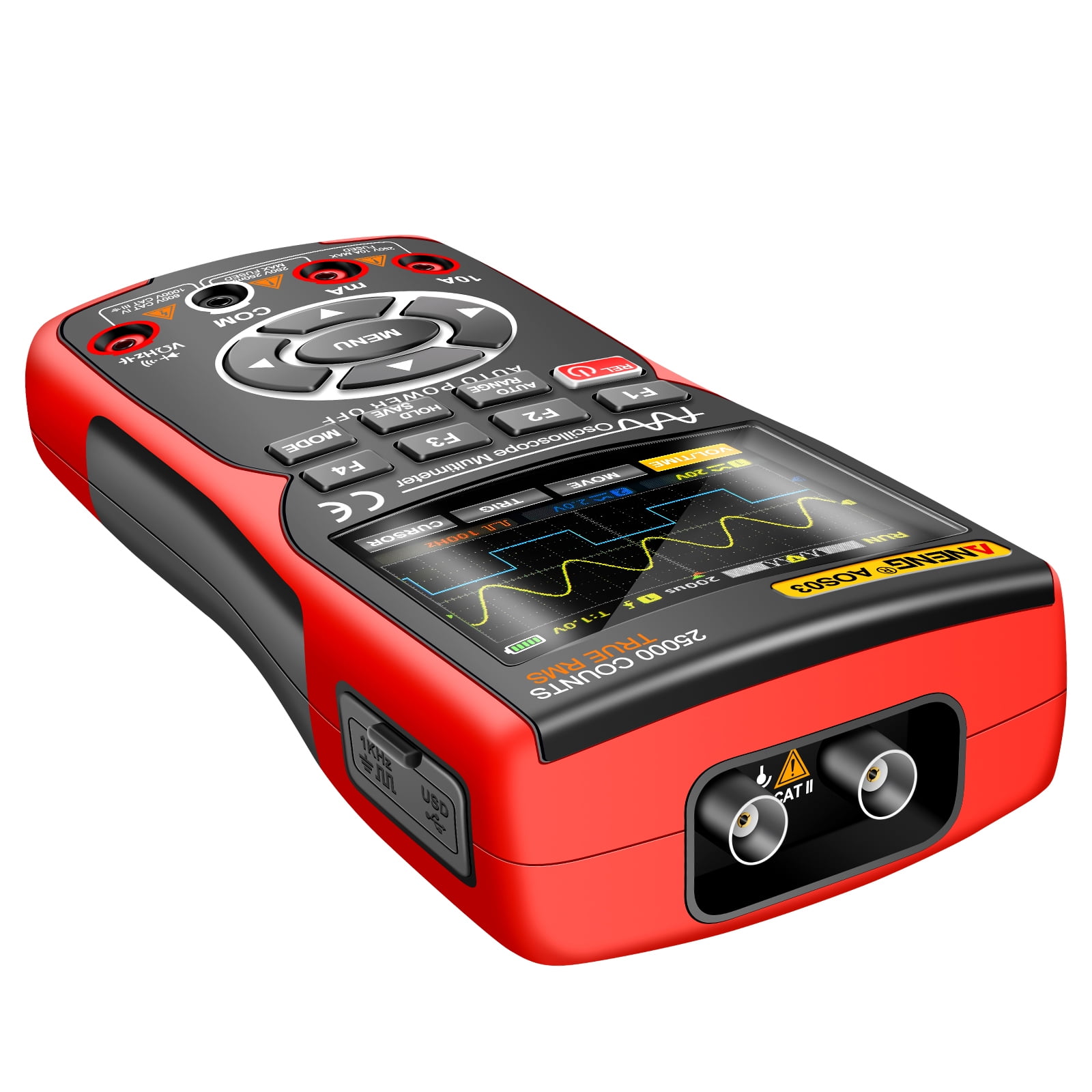 Oscilloscope,280msa/s Professional Dual Channel Professional 3-in-1 ...