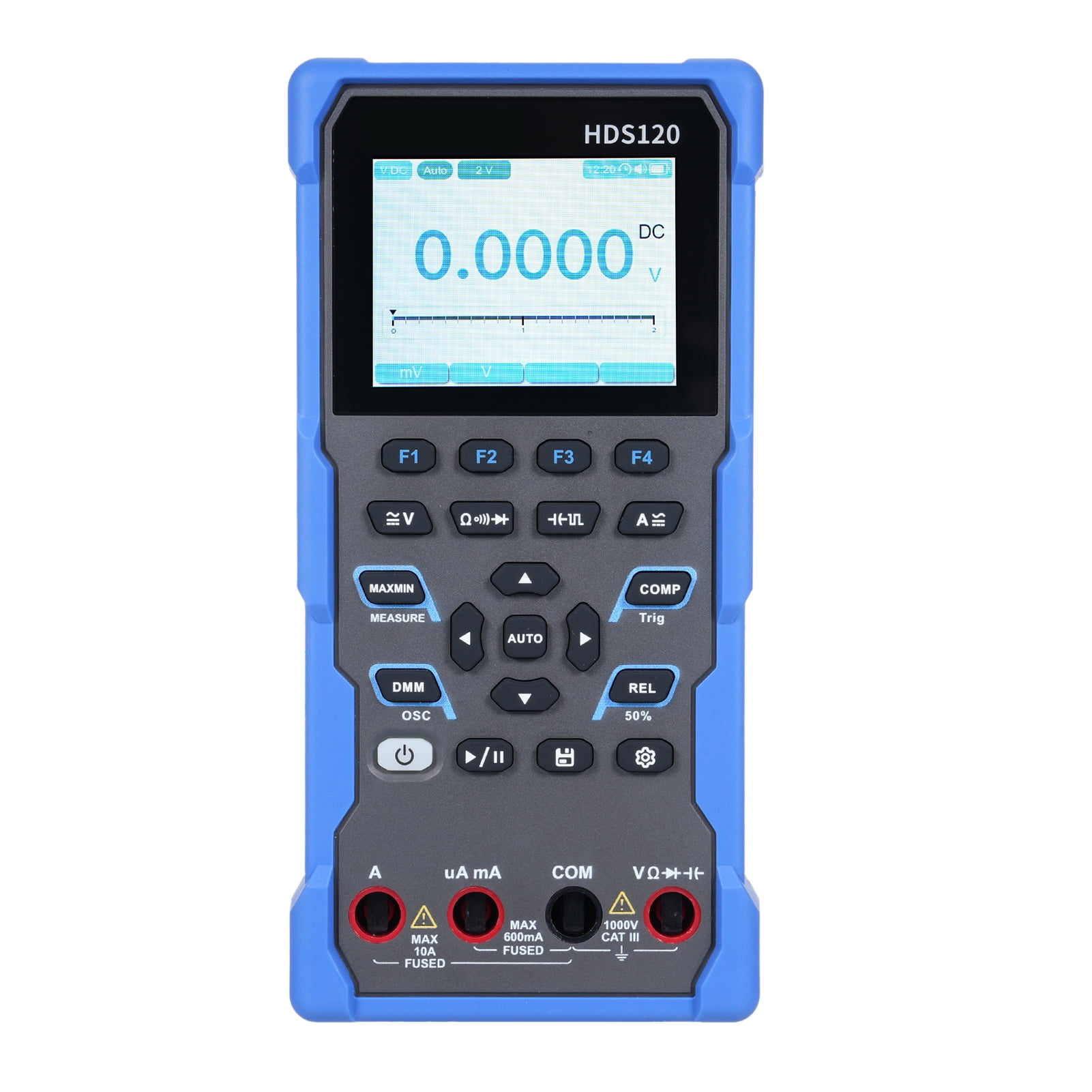 Oscilloscope,Hds120 2-in-1 20000 Tester 1mhz 5ms/s Rms Tester 1mhz 5ms ...