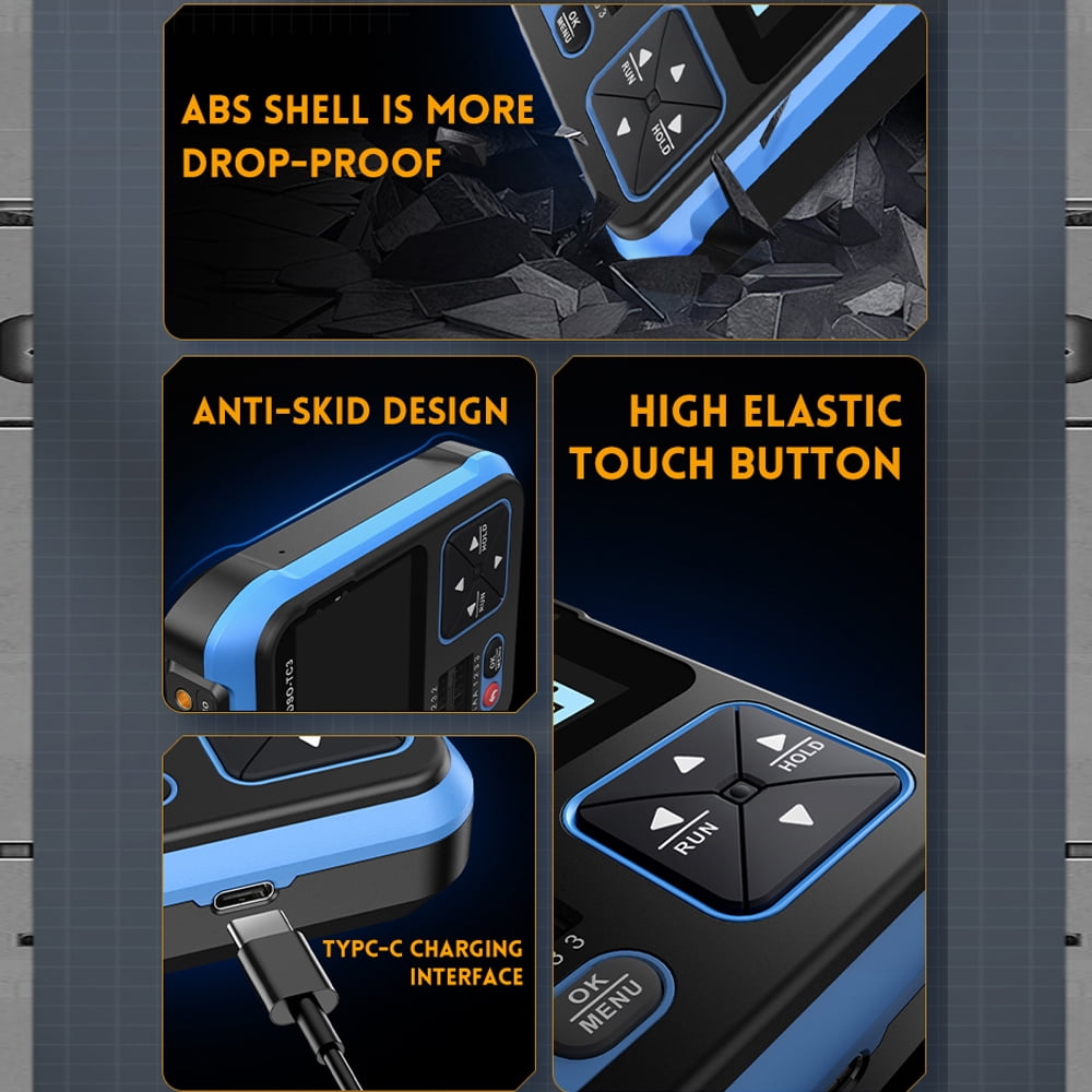 Oscilloscope,Rate 500khz Oscillometer Function Meter Handheld 3in1 ...