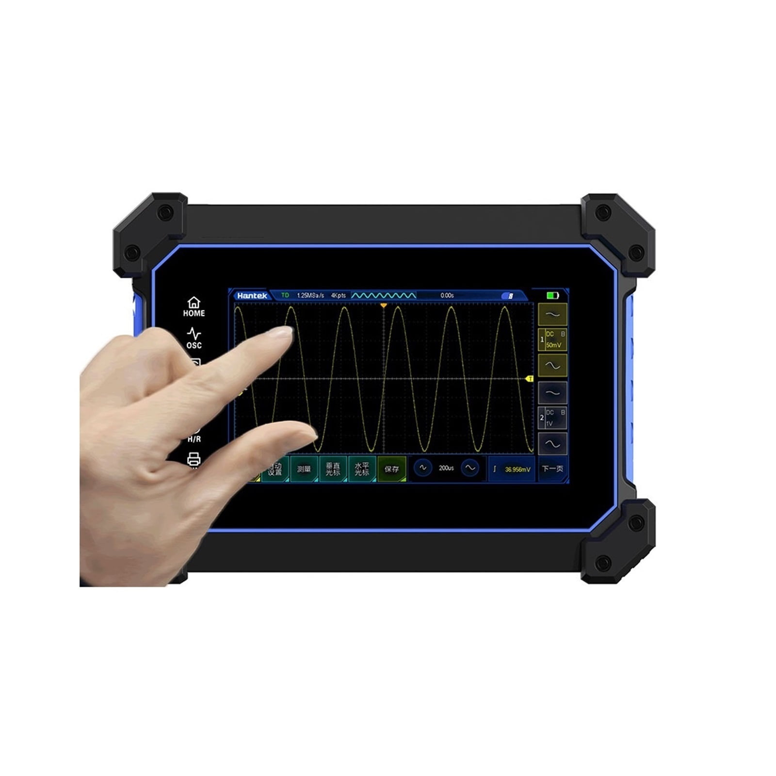 Oscilloscope To1254D Touch Screen Portable Digital Oscilloscope 4 ...
