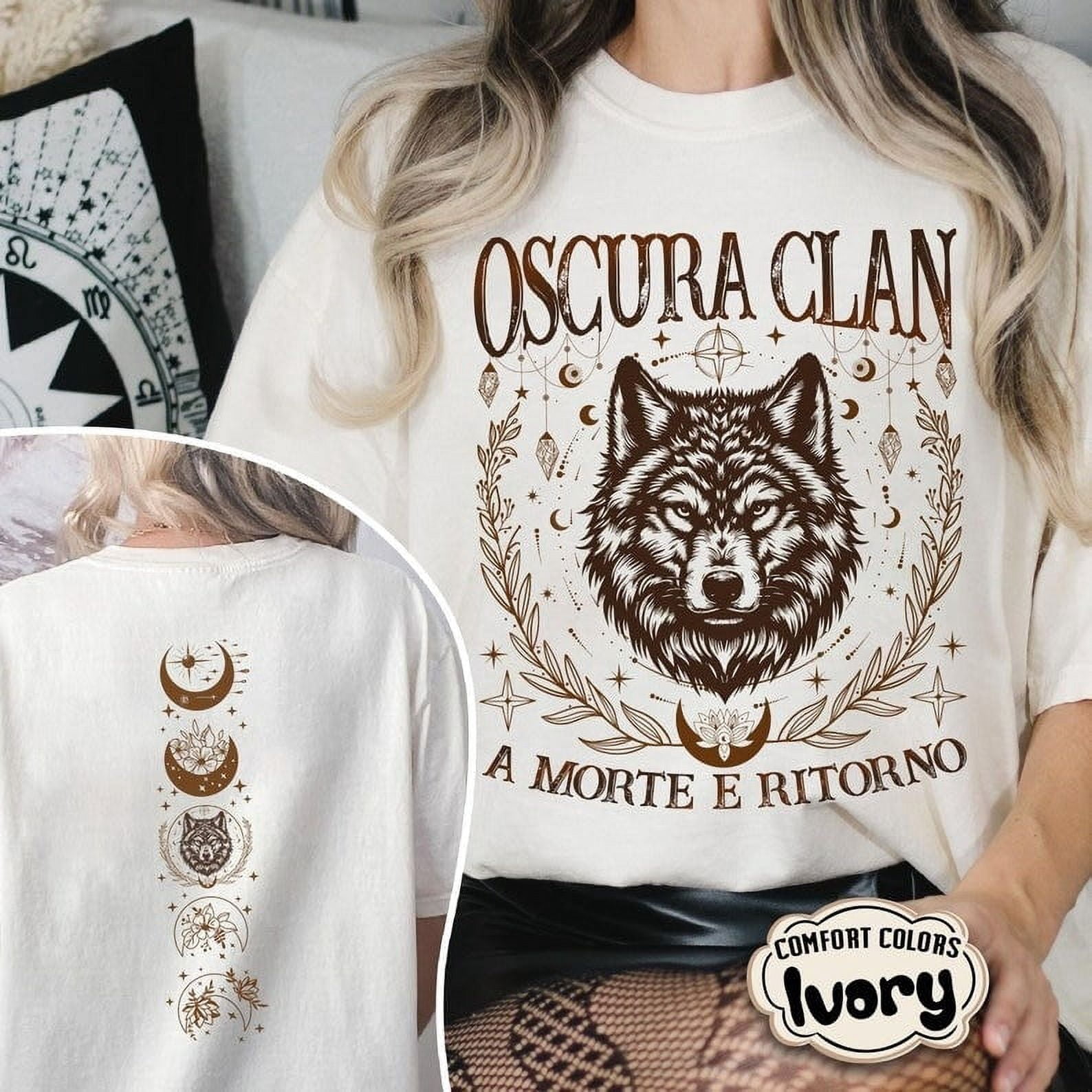 Oscura Clan Comfort Colors Shirt, A Morte E Ritorno Shirt, Ruthless ...